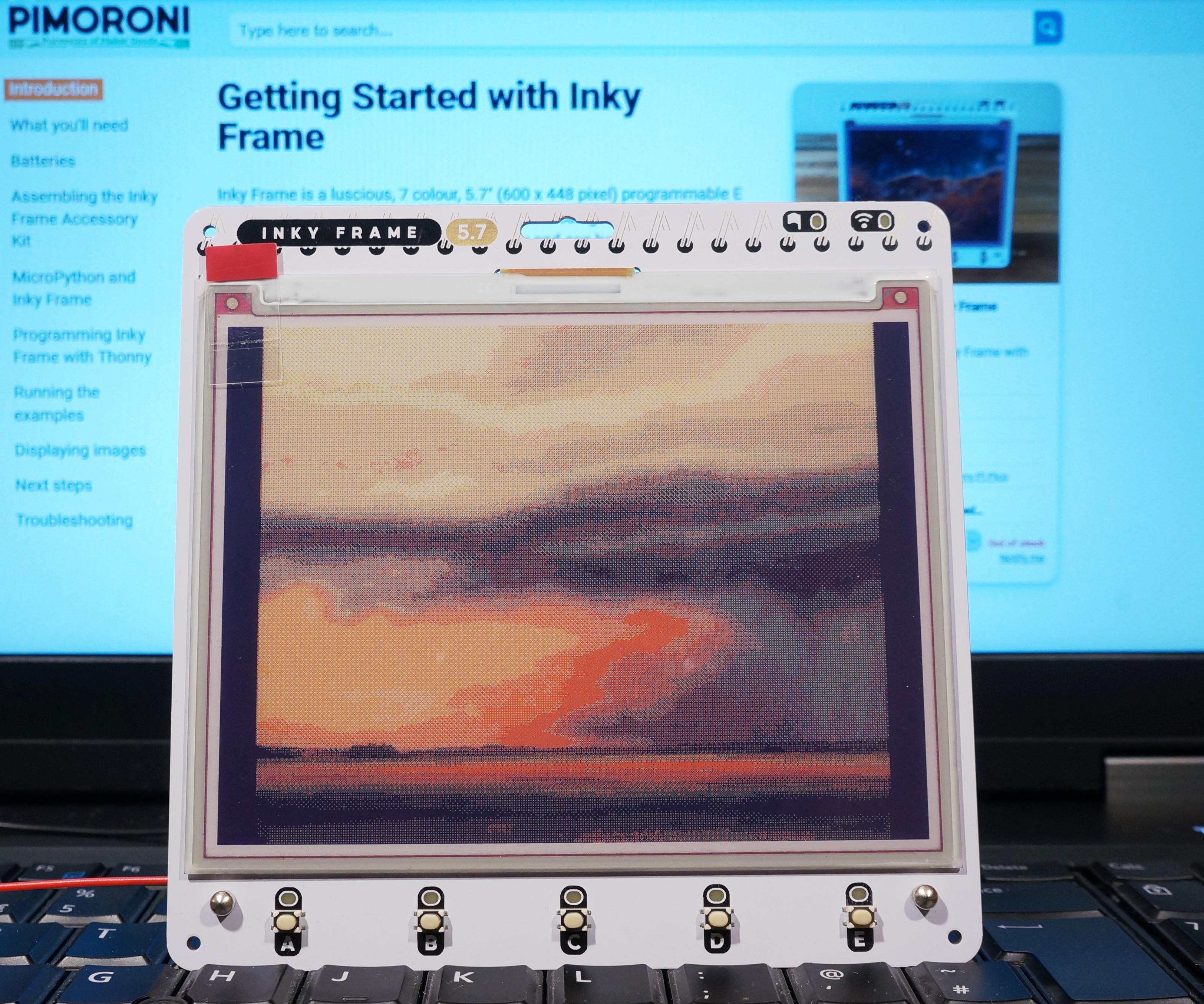 Battery-Powered Digital Picture Frame Using Pimoroni Inky Frame : 12 Steps (with Pictures ...