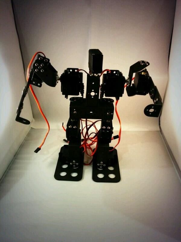 The Installation Steps of Small Exquisite 9DOF Race Walking Humanoid ...