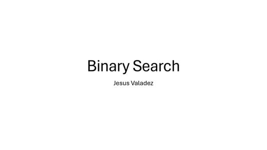 Binary Search Algorithm : 6 Steps - Instructables Binary Search Algorithm : 6 Steps - Instructables