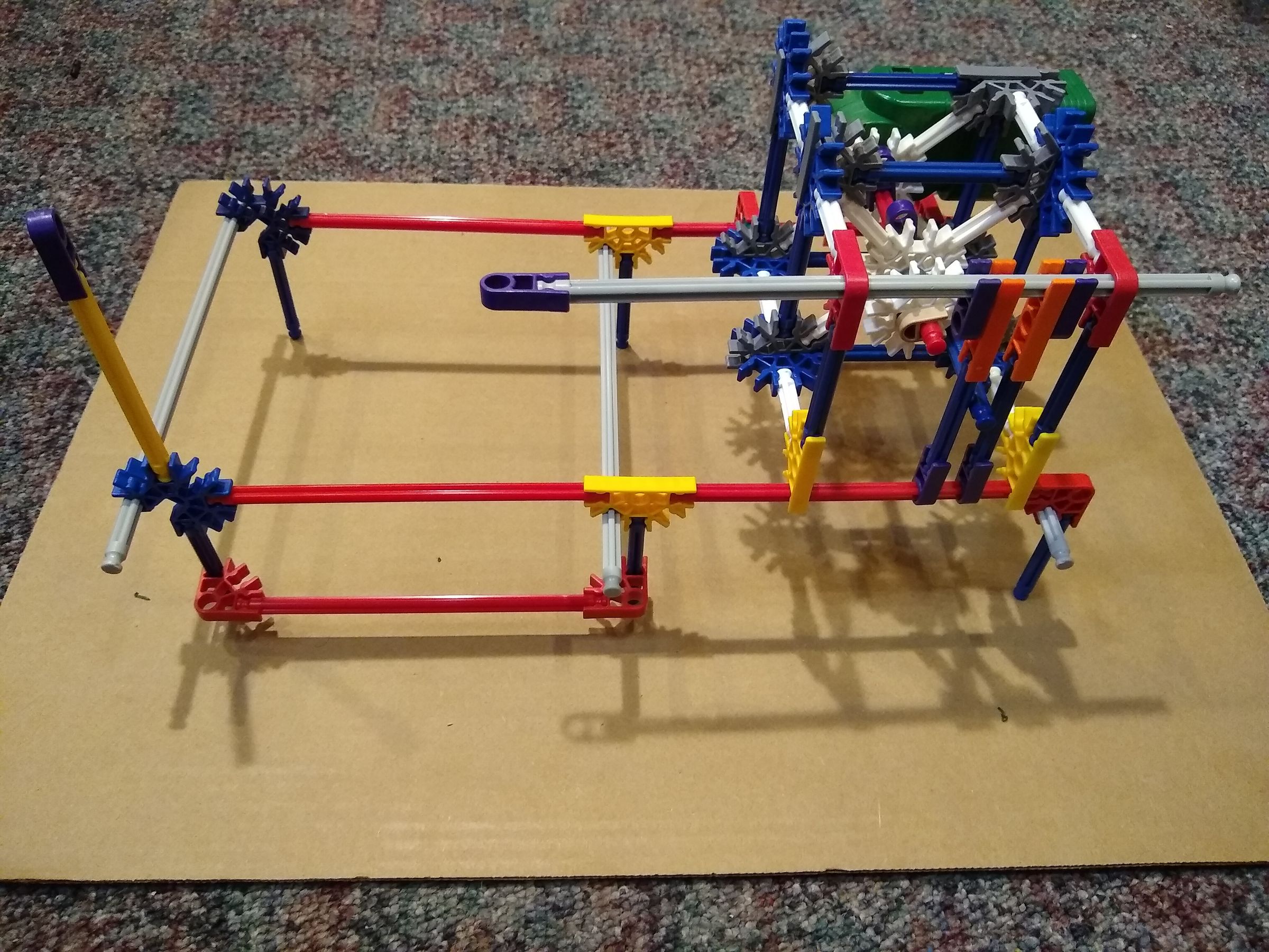Knex and Origami Flapping Bird Automata : 11 Steps (with Pictures ...