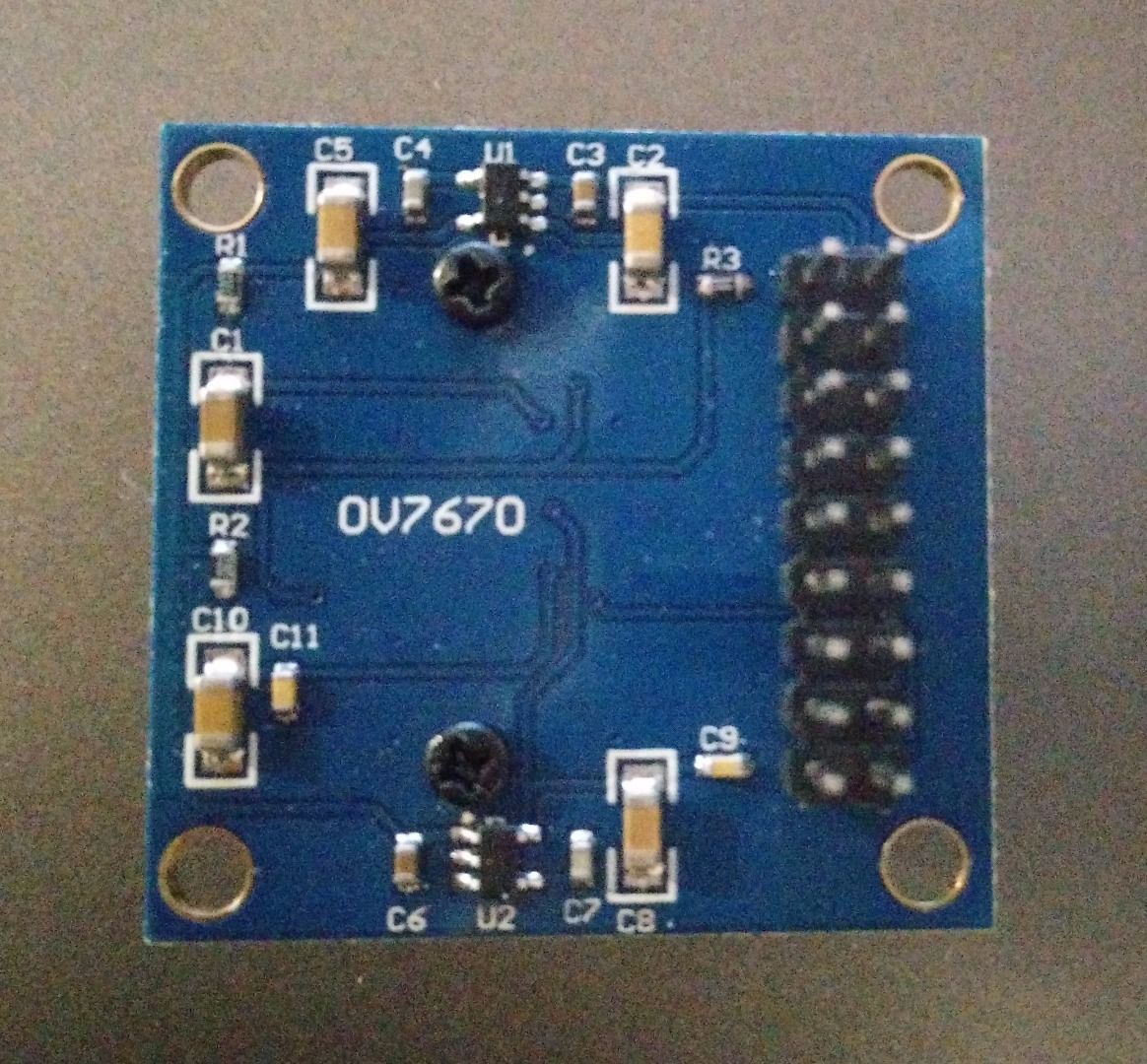 OV7670 Without FIFO Very Simple Framecapture With Arduino, Black/white ...