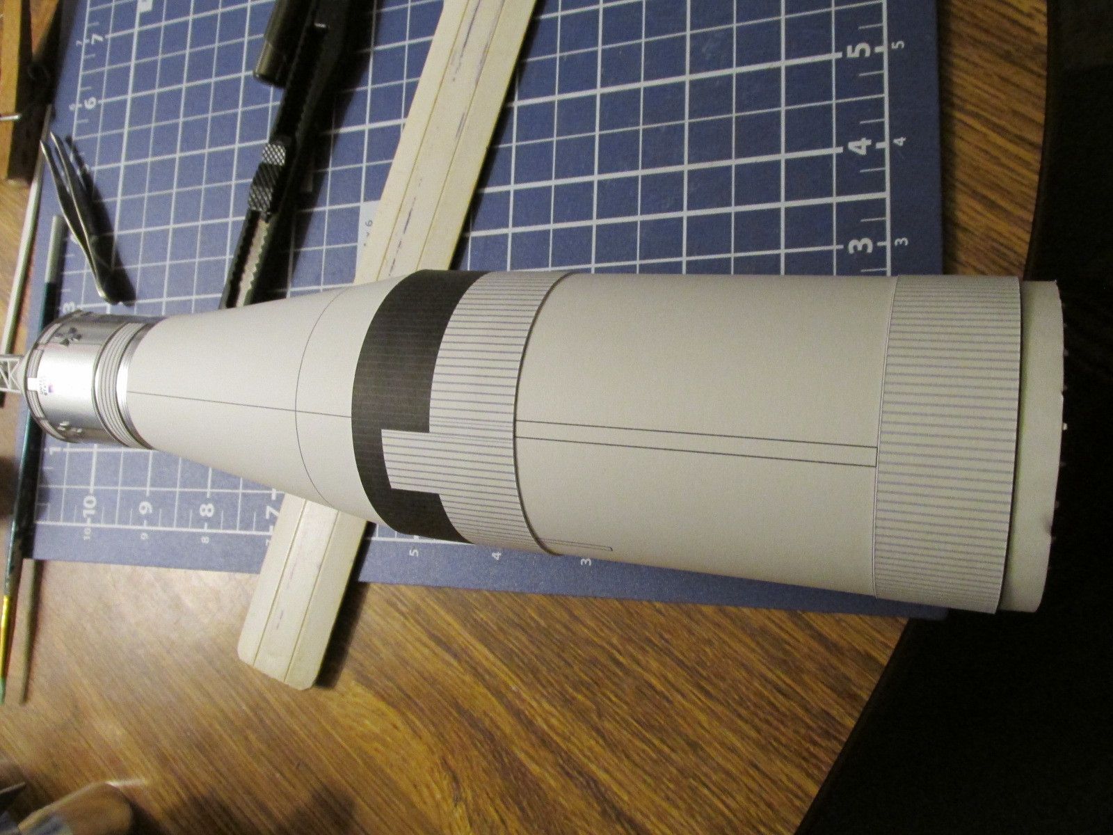 Print and Assemble the Saturn V Moon Rocket - 1:96 Scale Paper Model ...