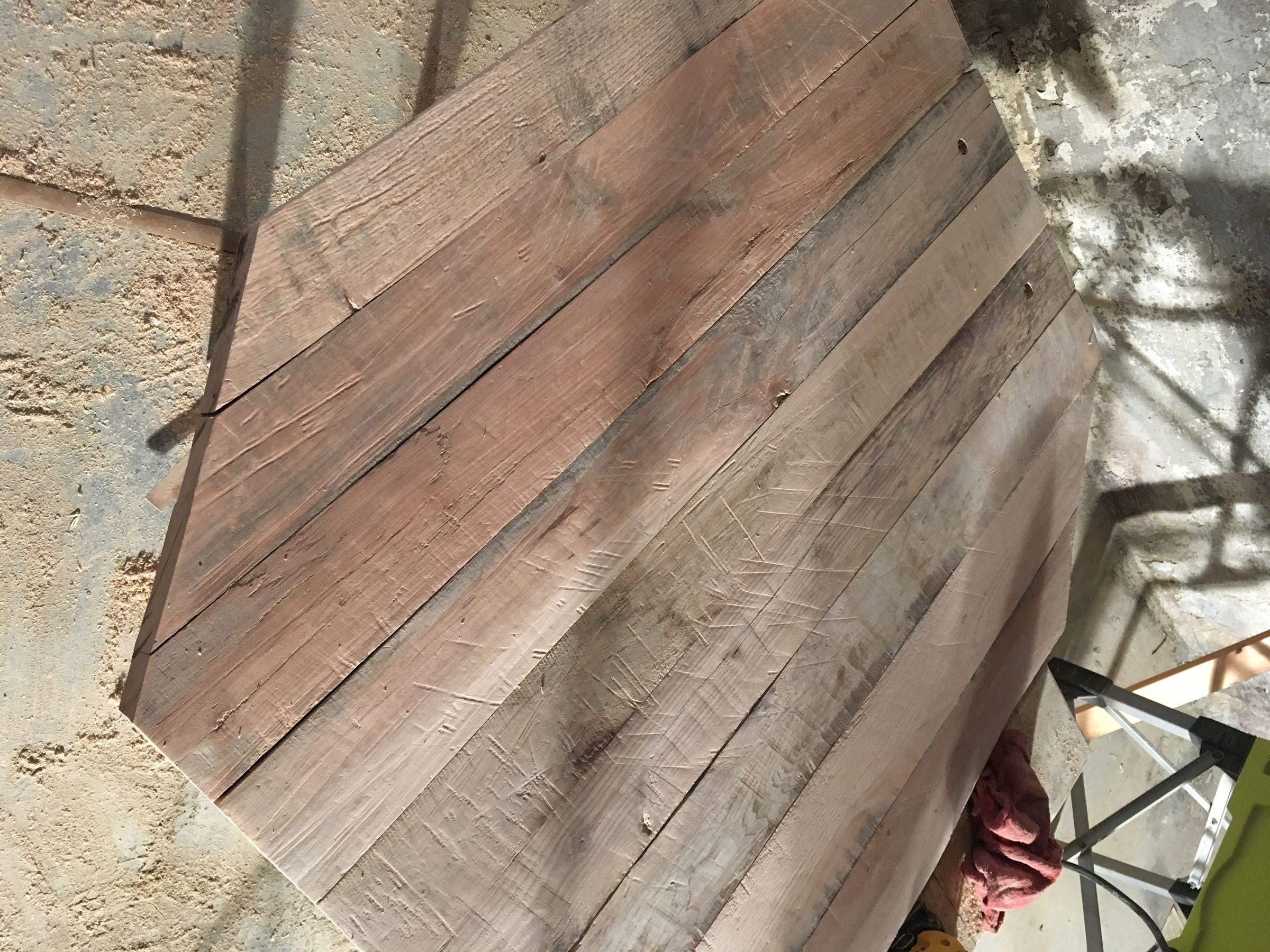 Small Octagon Dining Table From Reclaimed Wood : 10 Steps (with ...