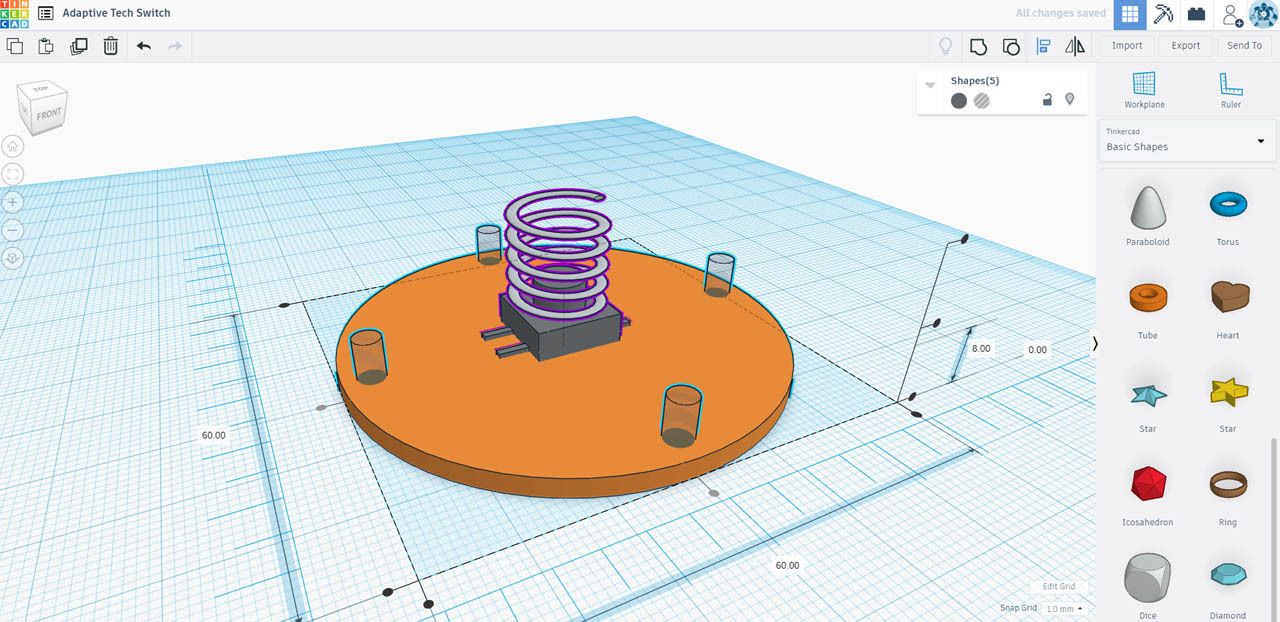 Create Adaptive Switches With TinkerCAD and 3D Printing : 8 Steps (with ...