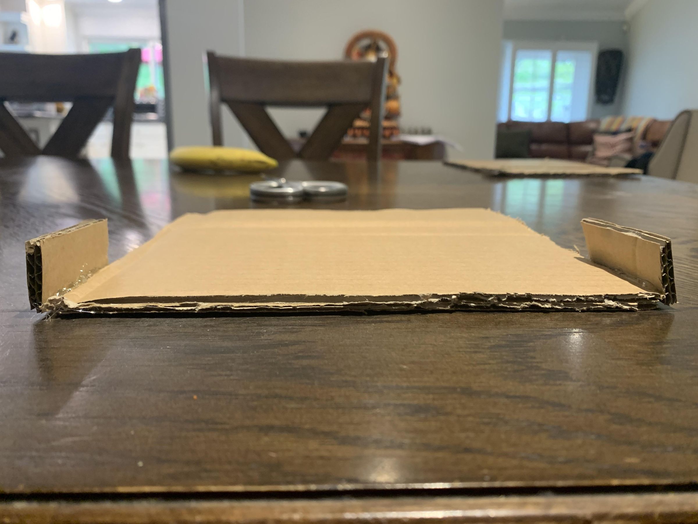 Old Cardboard Boxes to Adjustable Table! : 5 Steps - Instructables