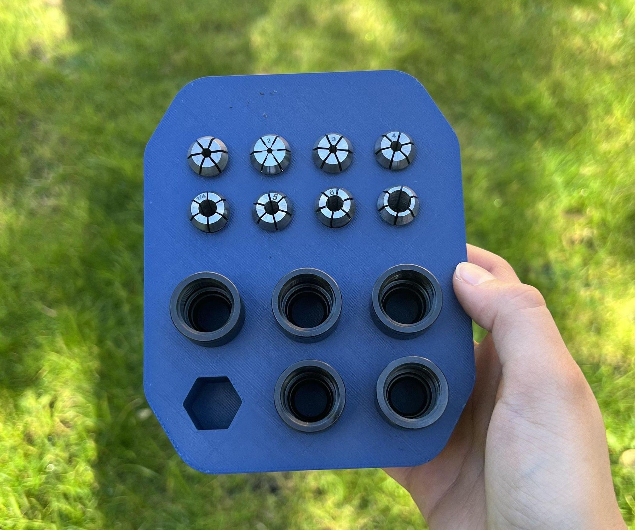 3D Printed CNC Collet Holder - Measuring, Fusion 360, and 3D Printing ...