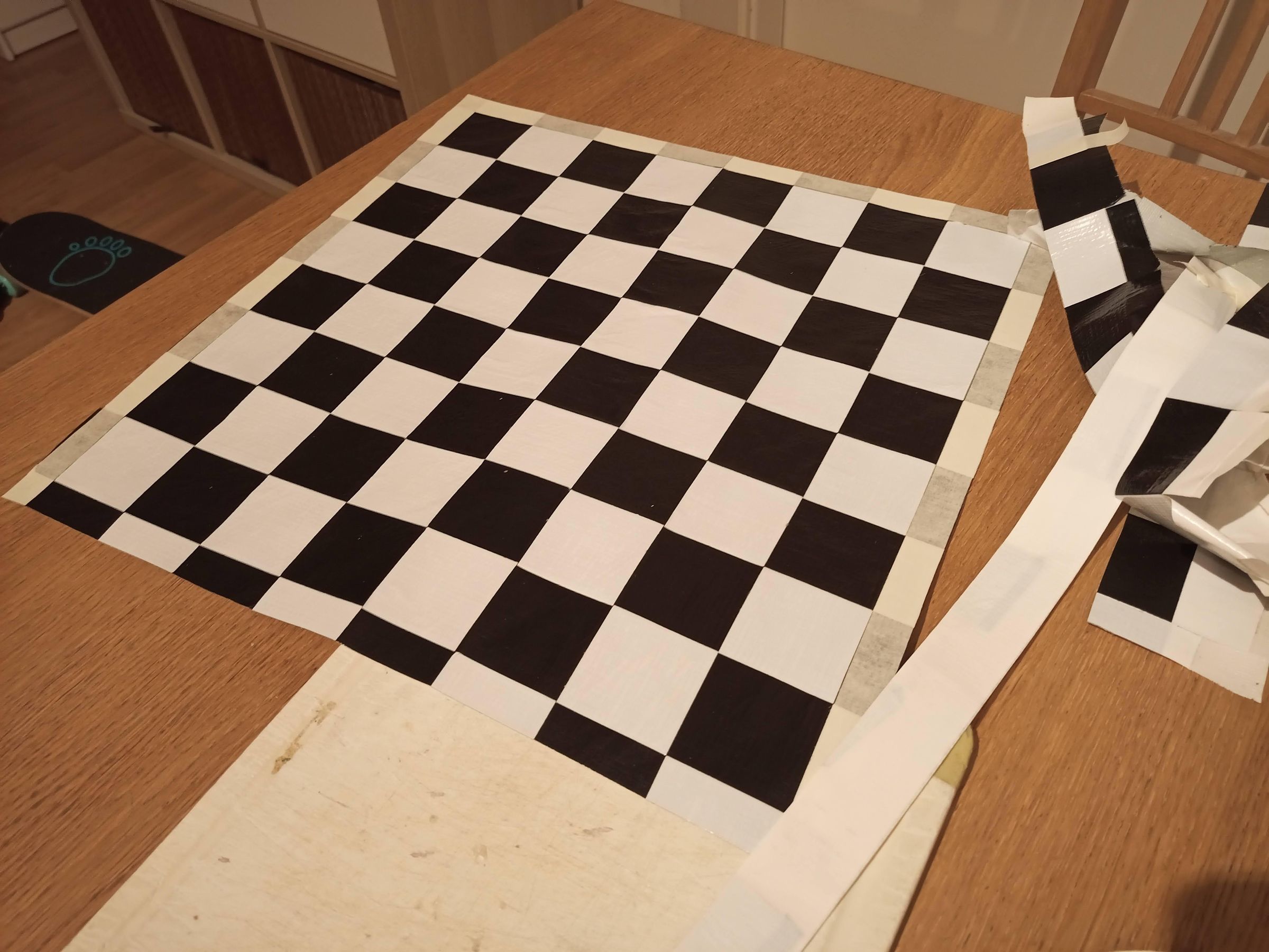 Duct Tape Chess Board Mat : 8 Steps (with Pictures) - Instructables