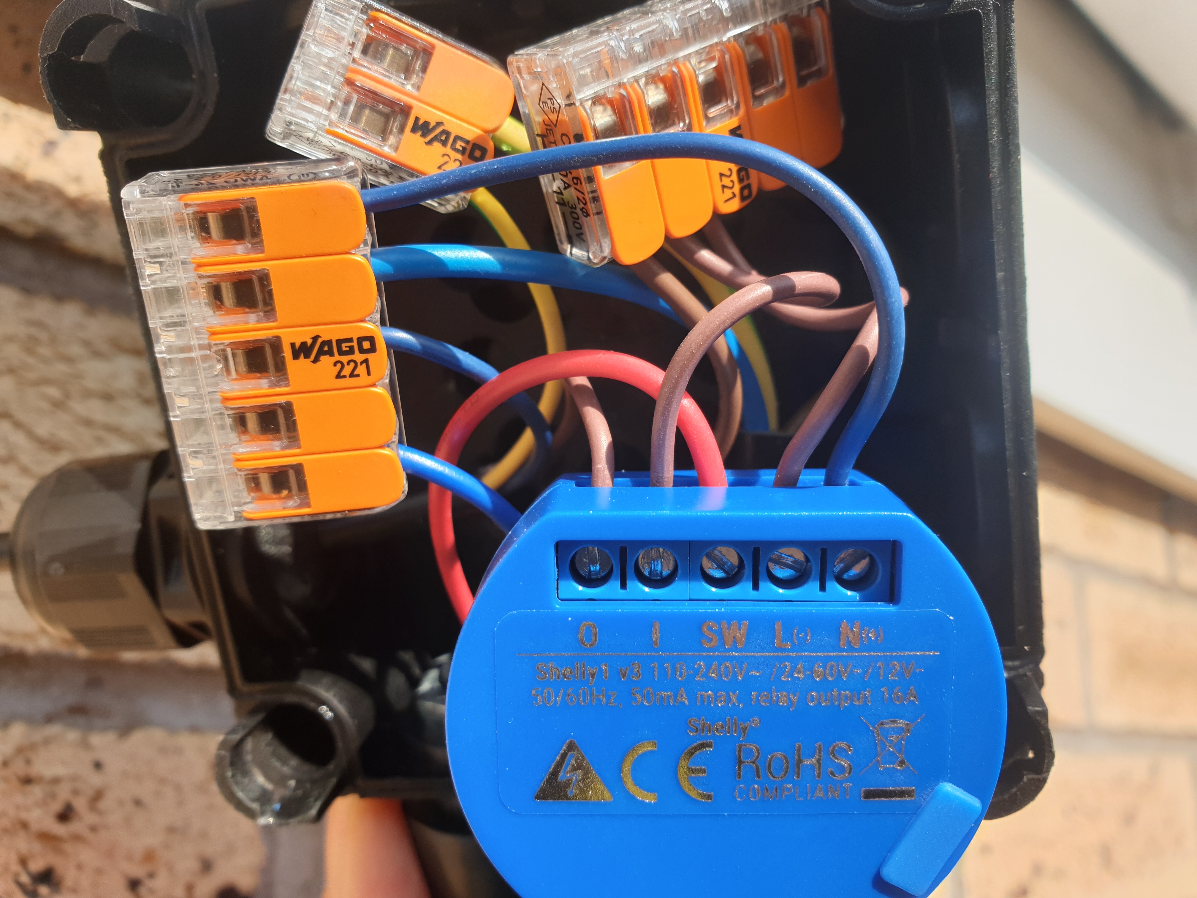 DIY WiFi Smart Security Light With Shelly 1 : 6 Steps (with Pictures ...