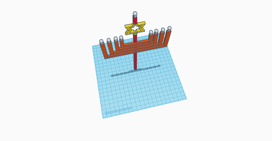 Hanukkah Decoration Using Tinkercad : 4 Steps - Instructables