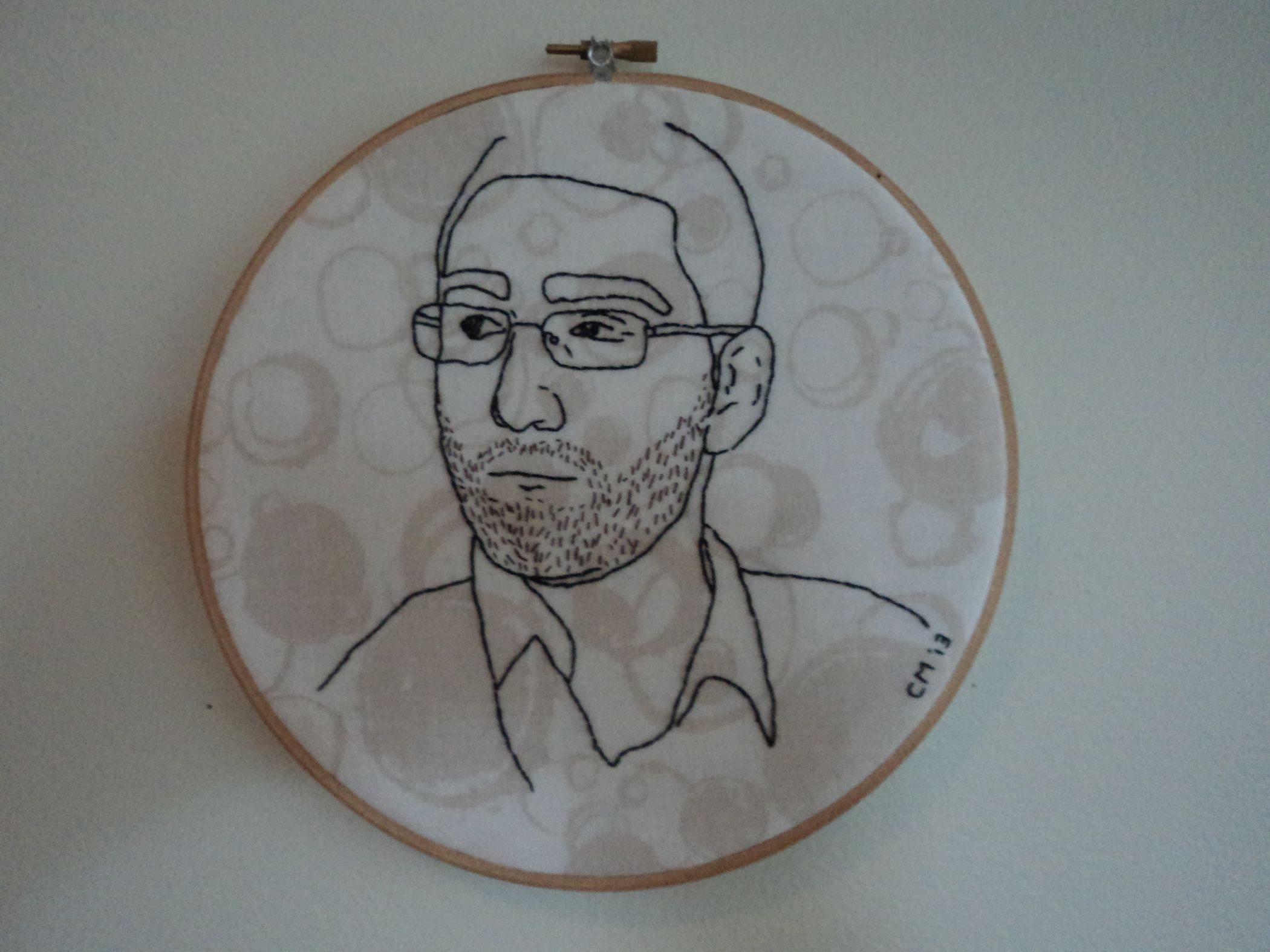Embroidered Portrait #3 - Instructables