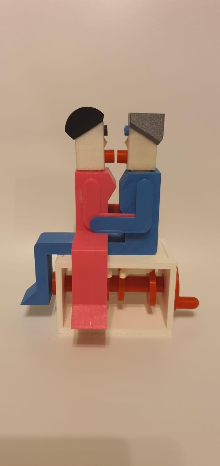 "Lora and I", a Simple 3D Printed Automaton. : 4 Steps (with Pictures ...