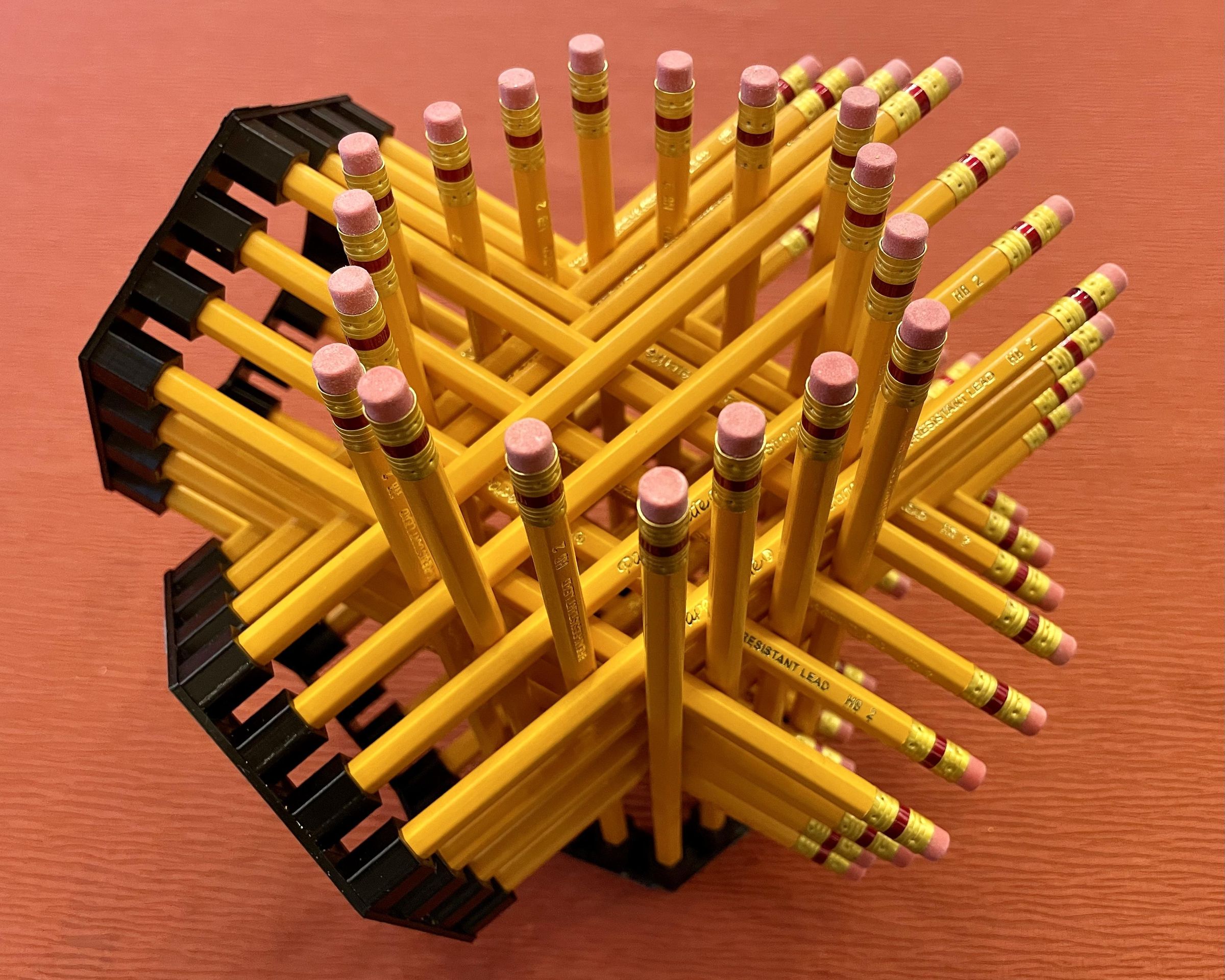 Easy 72 Pencil Sculpture : 6 Steps (with Pictures) - Instructables