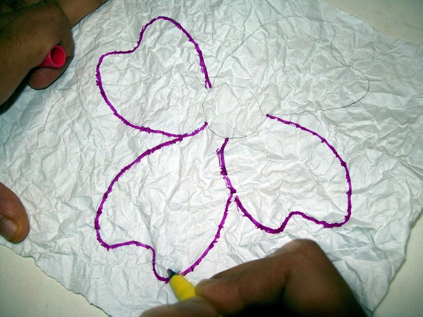 How to Use Crushed Paper for Drawing (Paper Crumbling Drawing) : 3 ...