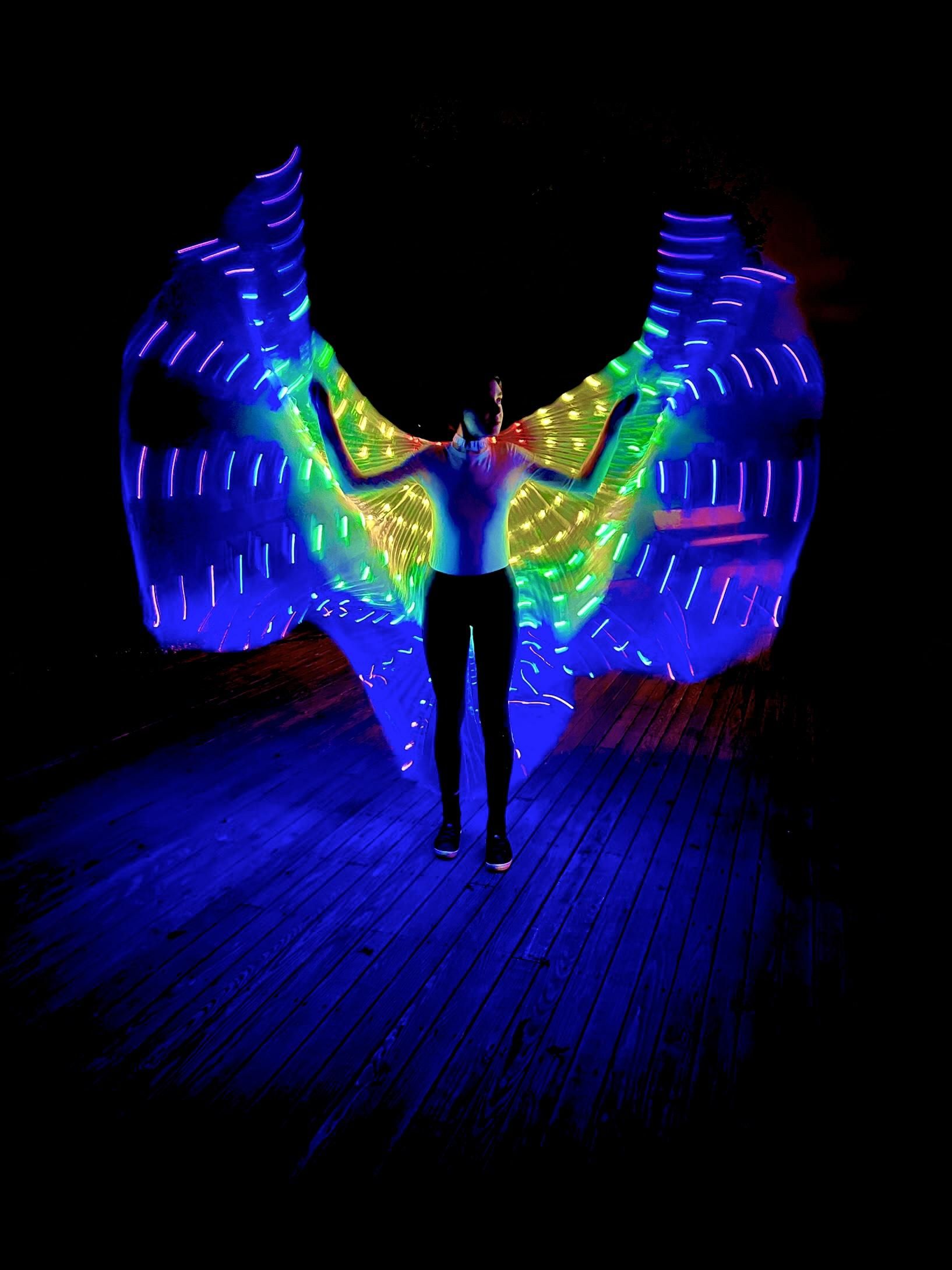 How to Dance in LED Glow Wings : 8 Steps - Instructables