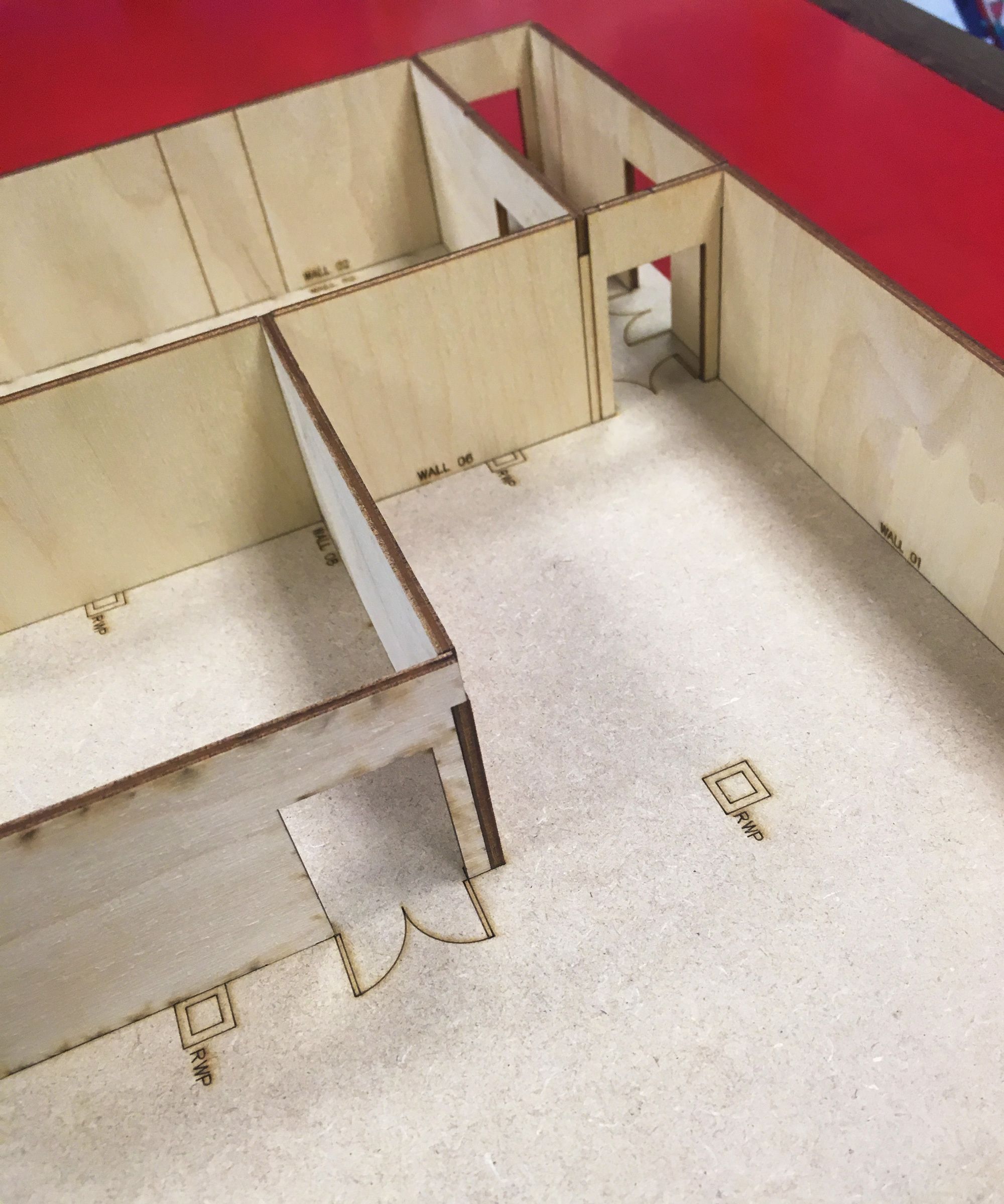 Architecture and Interior Design Scale Model for Laser Cut : 4 Steps ...