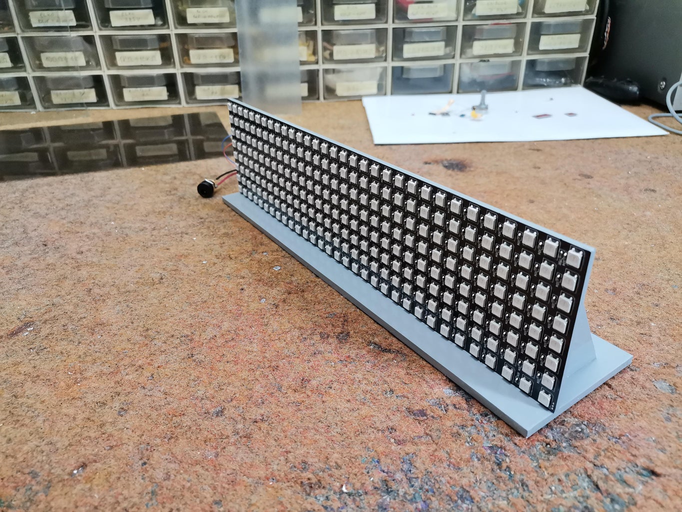 Arduino Fft Audio Spectrum Analyzer On 8x32 Color Matrix Ws2812b 4