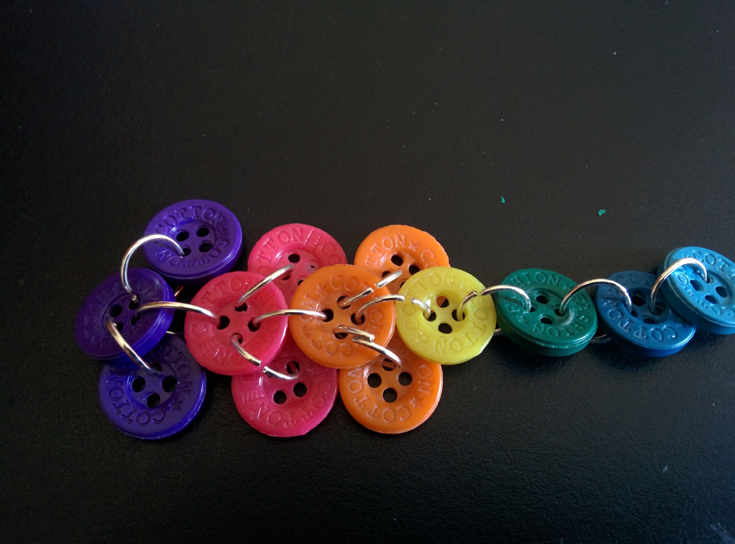 How to Make Rainbow Button Cluster Earrings Easily : 4 Steps (with ...
