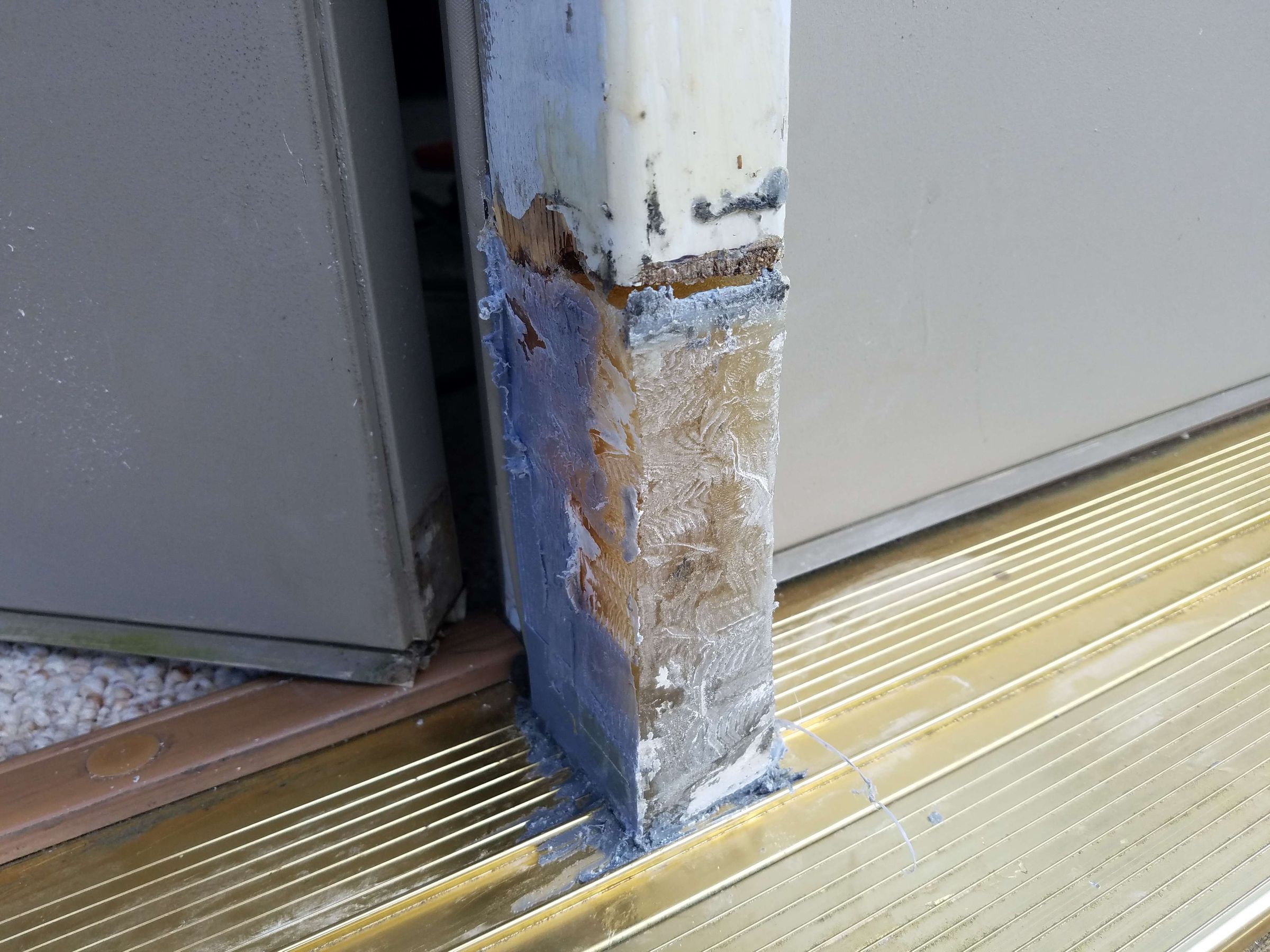Rotten Patio Door Support Repair Project : 6 Steps (with Pictures ...