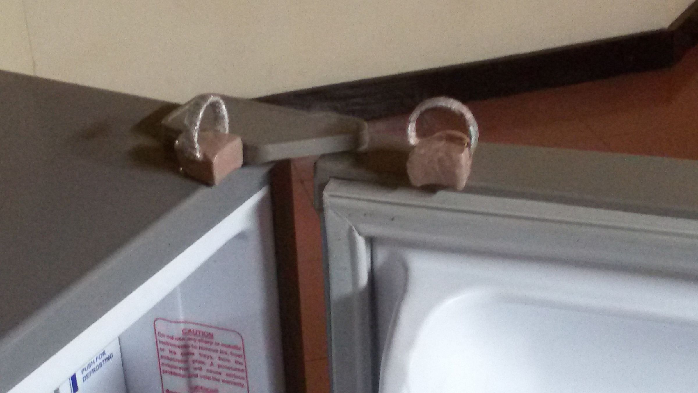 Adding a Simple Lock to a Refrigerator : 6 Steps (with Pictures ...