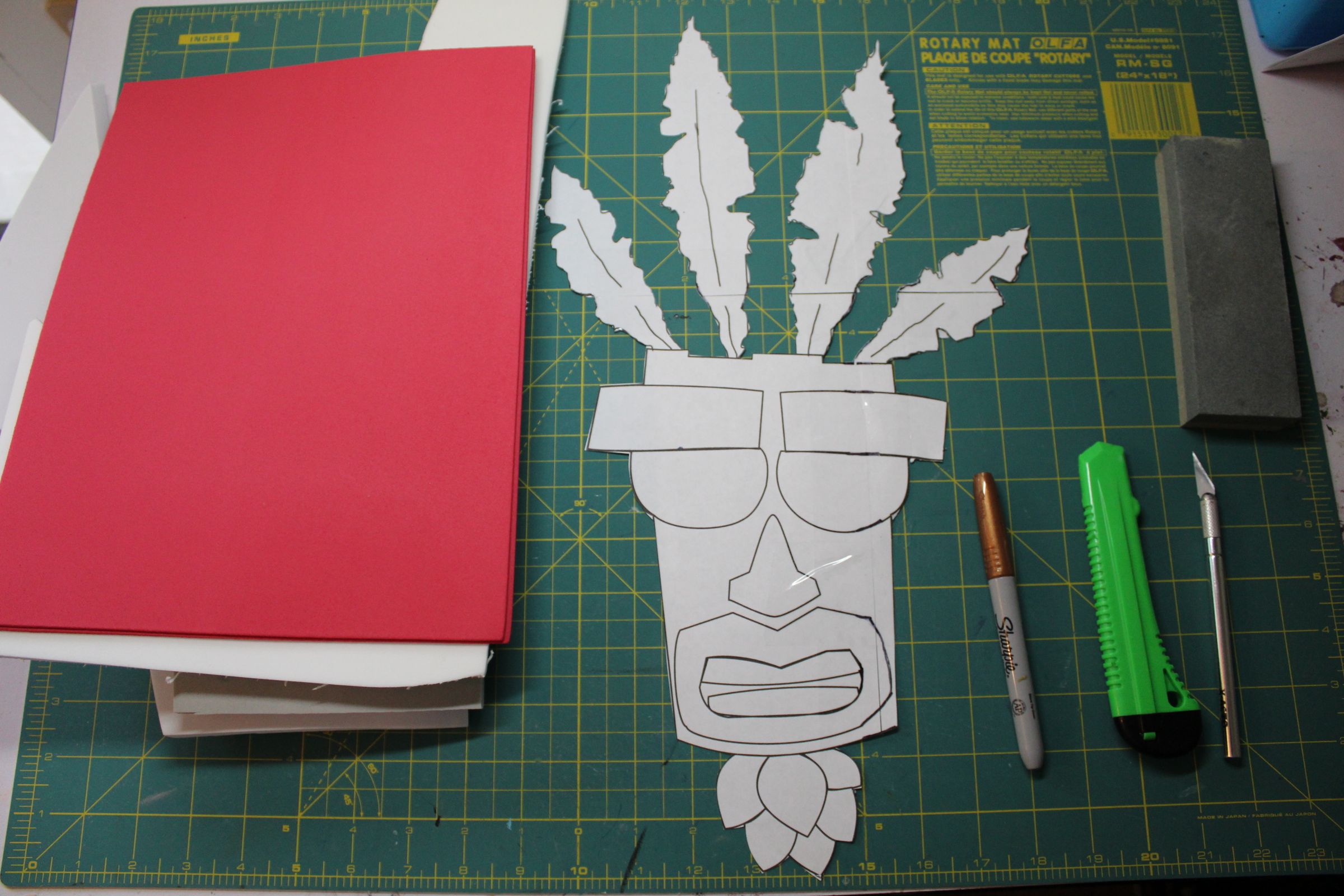 Aku Aku Mask From Crash Bandicoot : 9 Steps (with Pictures) - Instructables