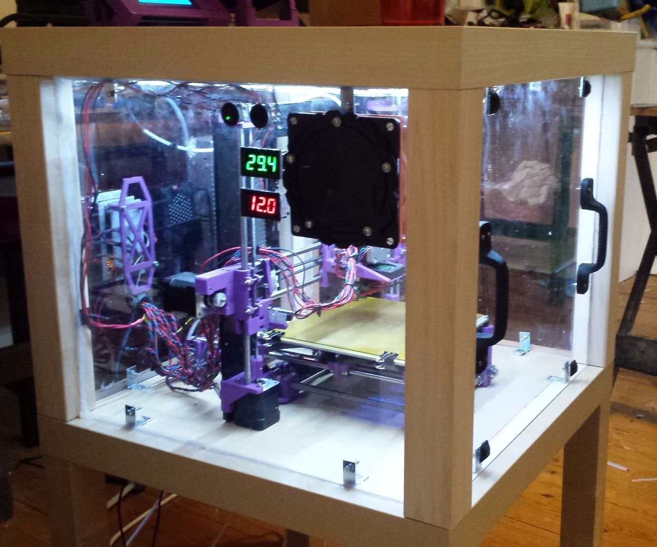 3d Printer Enclosure From Upcycled Furniture : 9 Steps (with Pictures ...