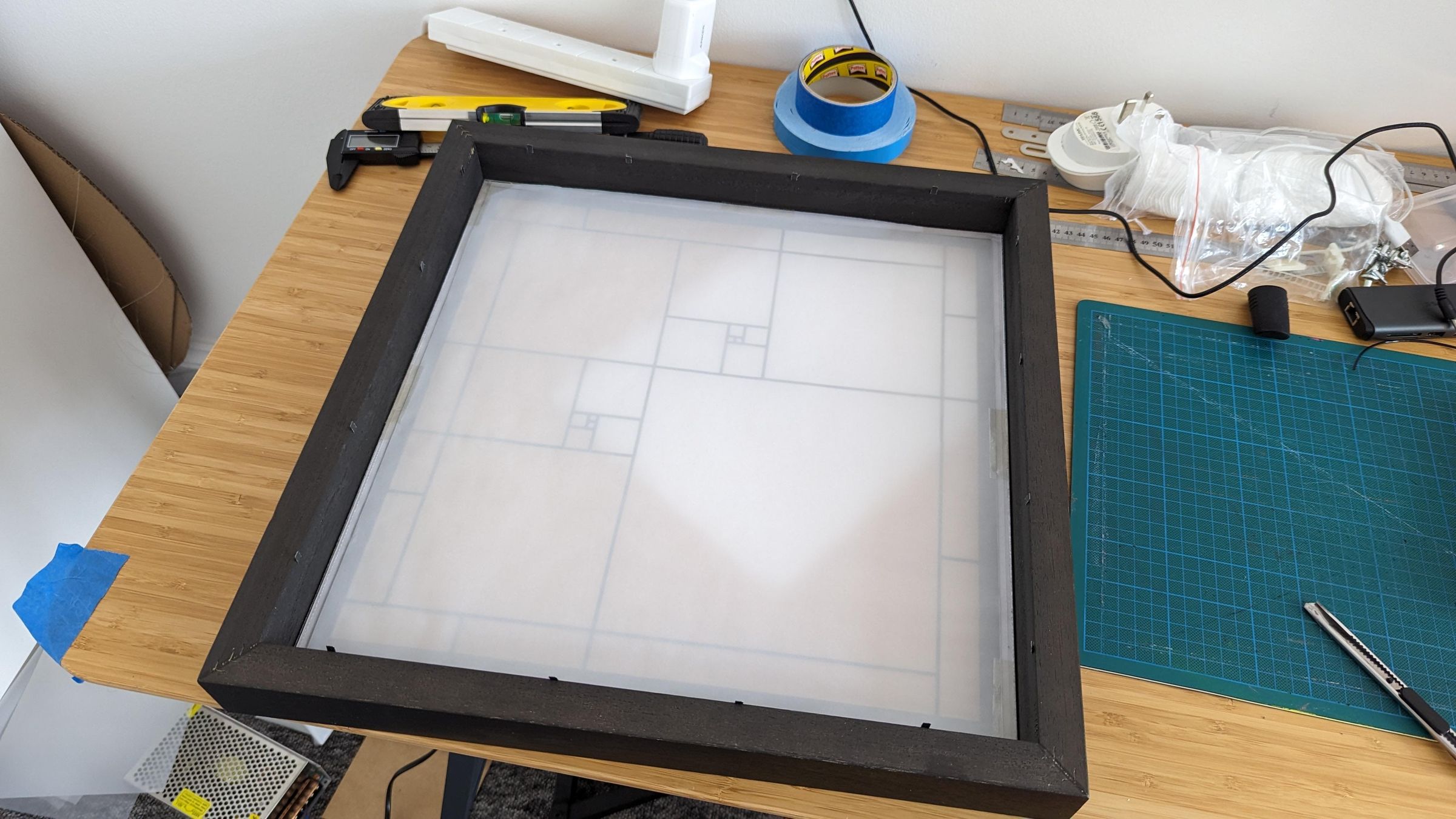 Fibonacci Mondrian Clock : 10 Steps (with Pictures) - Instructables