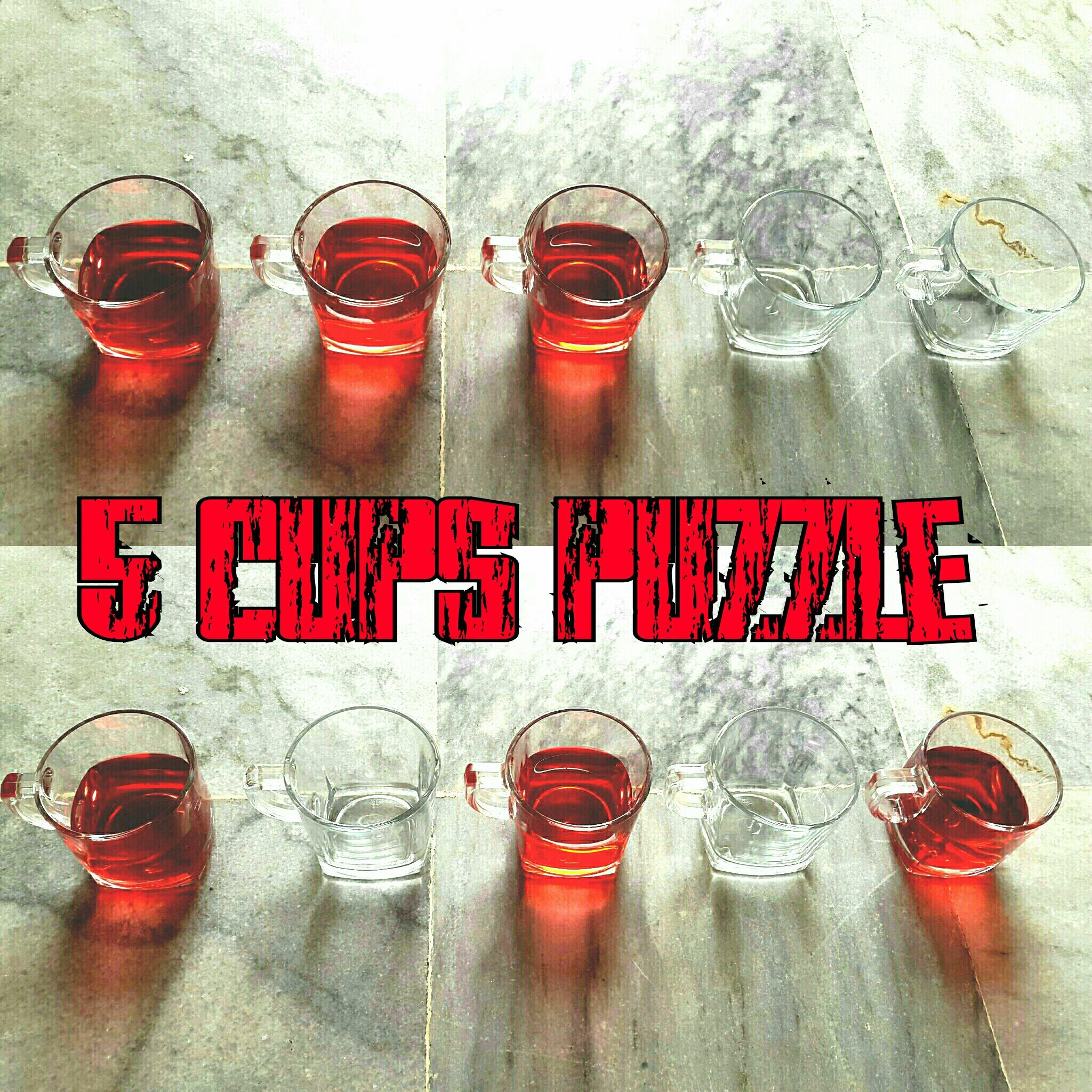5 Cups Puzzle : 3 Steps - Instructables