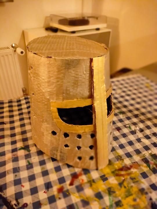 Cardboard Knight Helmet : 3 Steps (with Pictures) - Instructables