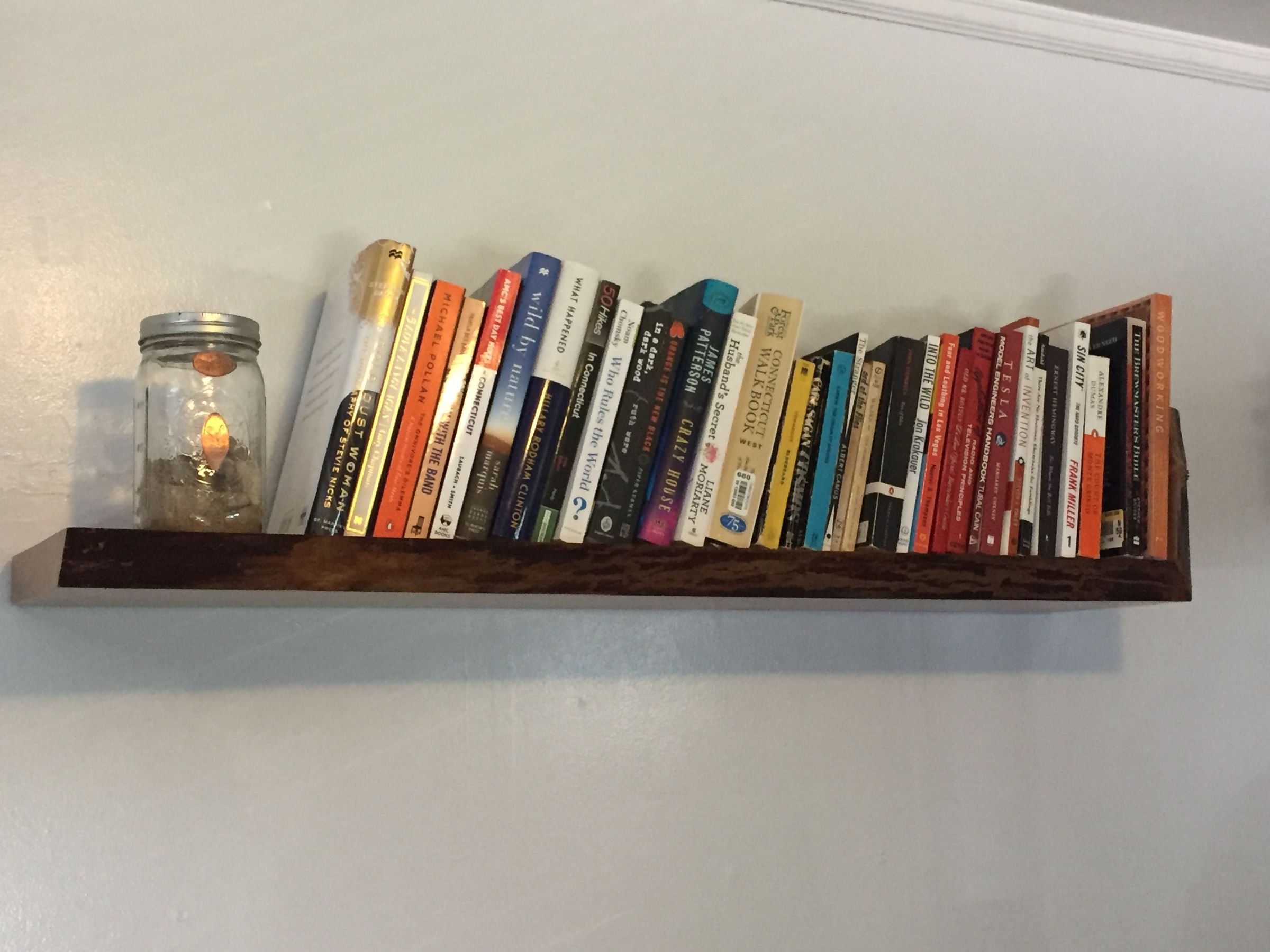 Live Edge Reverse Waterfall Floating Shelf : 6 Steps (with Pictures ...