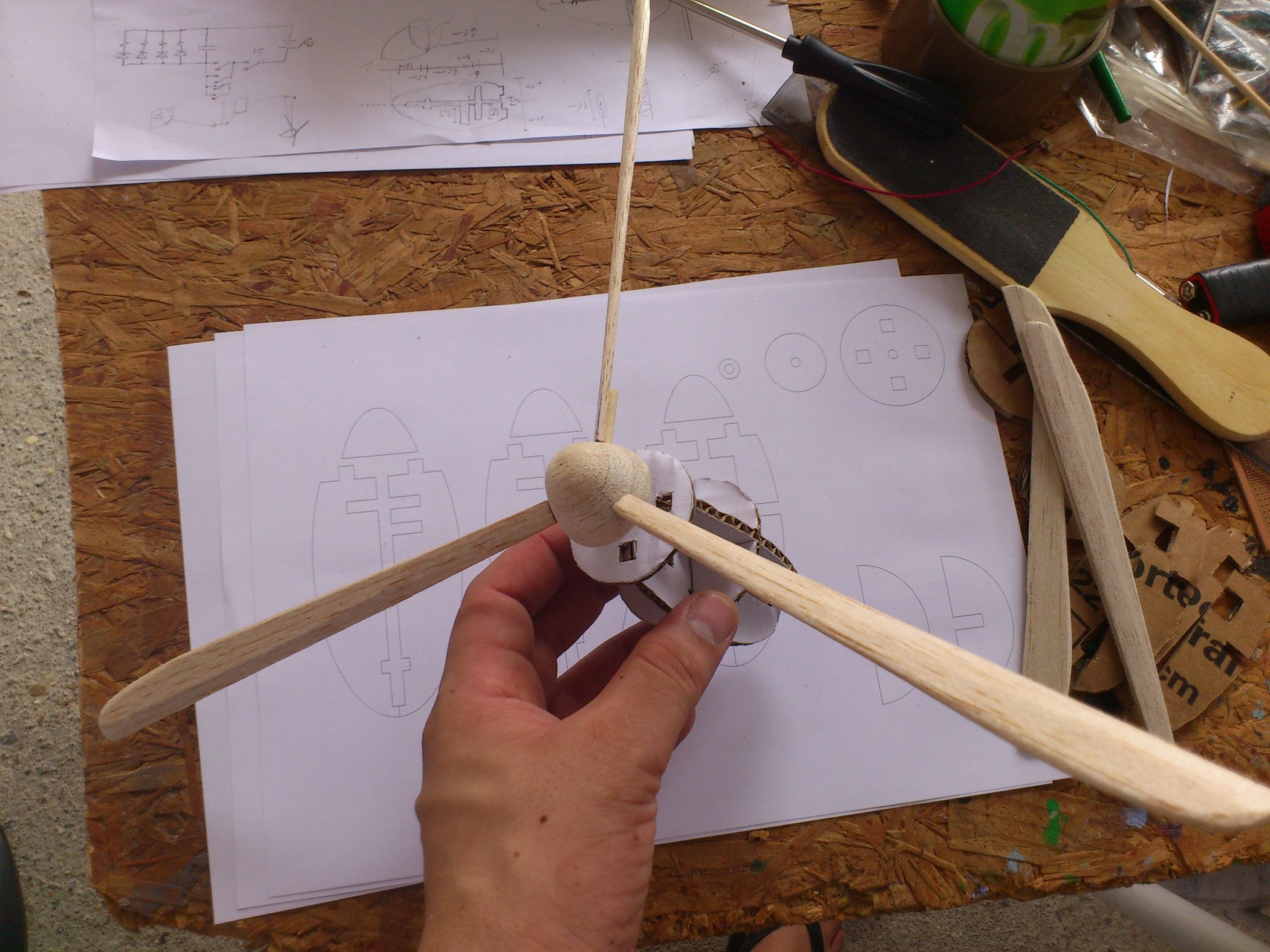 Cardboard Wind Generator for Models : 5 Steps (with Pictures ...