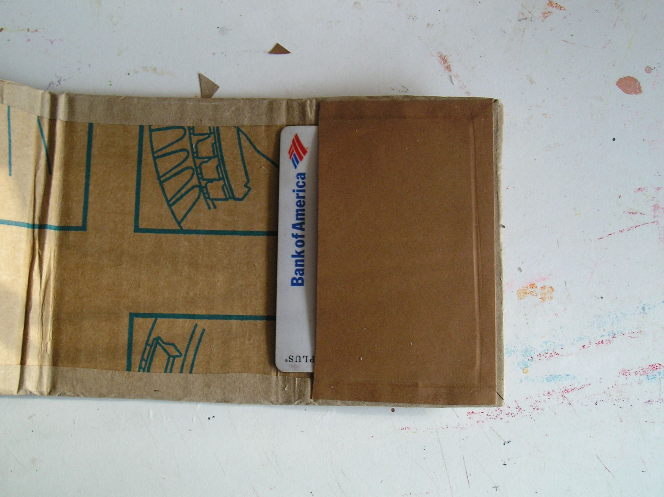Use Cardboard to Make a Billfold or Wallet! : 8 Steps (with Pictures ...
