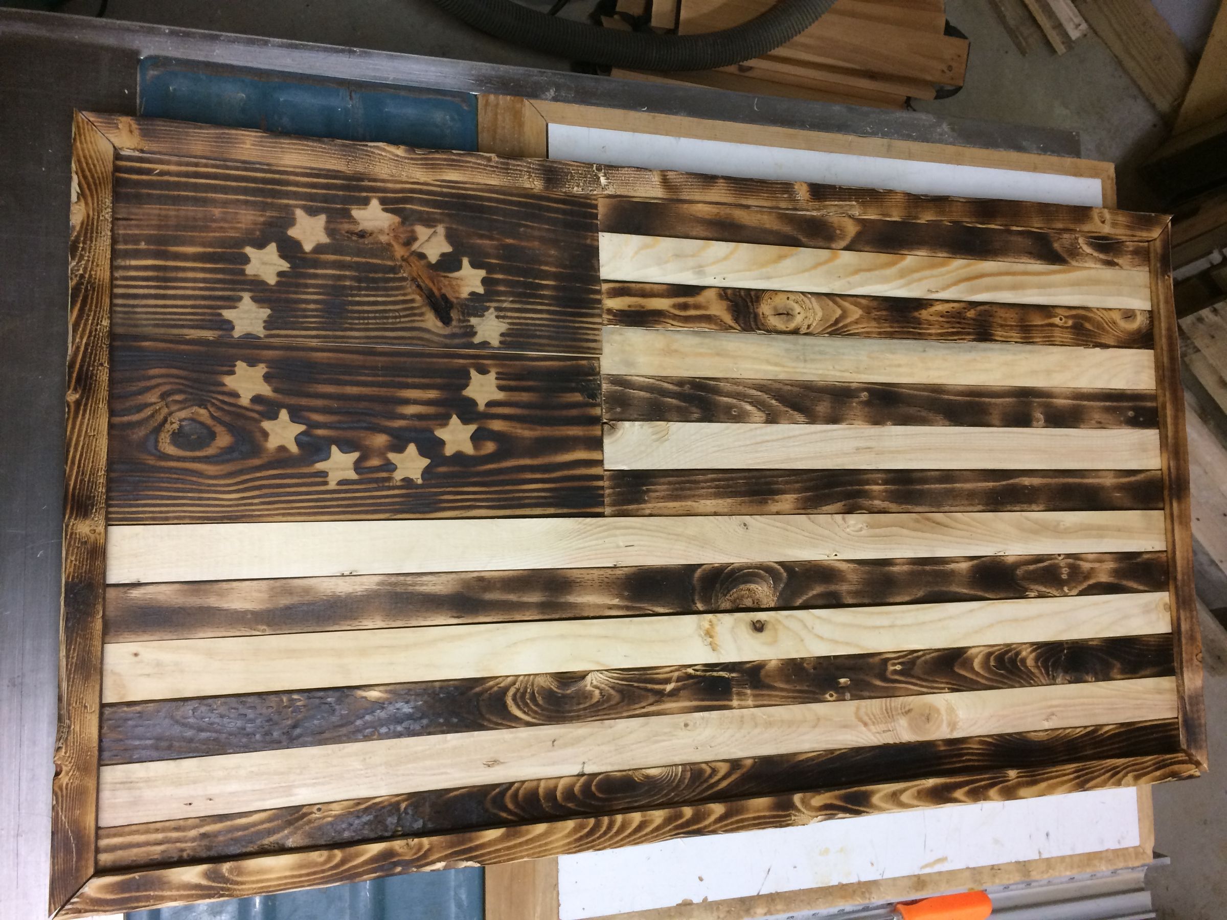 Pallet Wood American Flag (A.K.A. the Pyro Flag) : 15 Steps (with ...