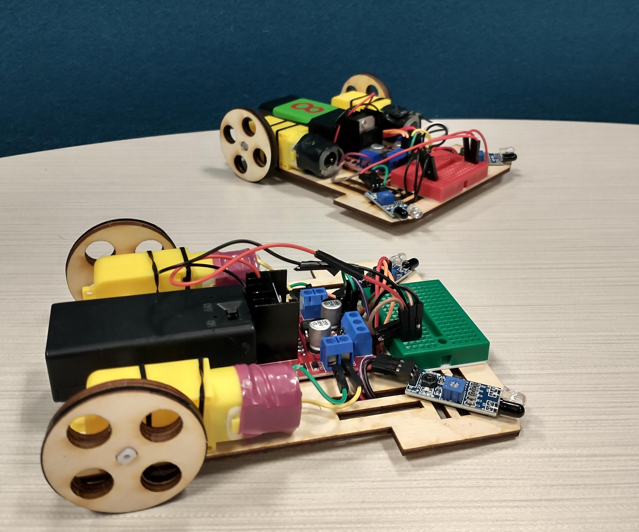 Autonomous Robot Racer Analog Mode No Microcontroller Needed 8