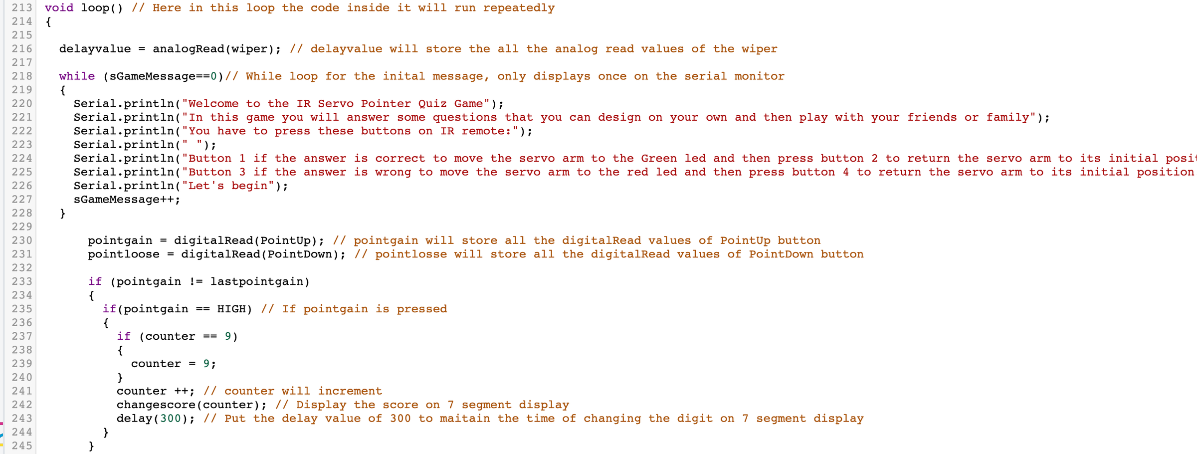 IR Servo Pointer Quiz Game : 7 Steps - Instructables