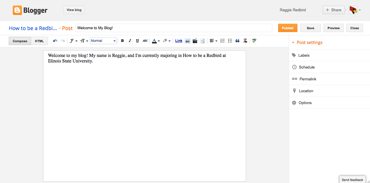 Creating a Blog Using Blogger.com : 19 Steps - Instructables