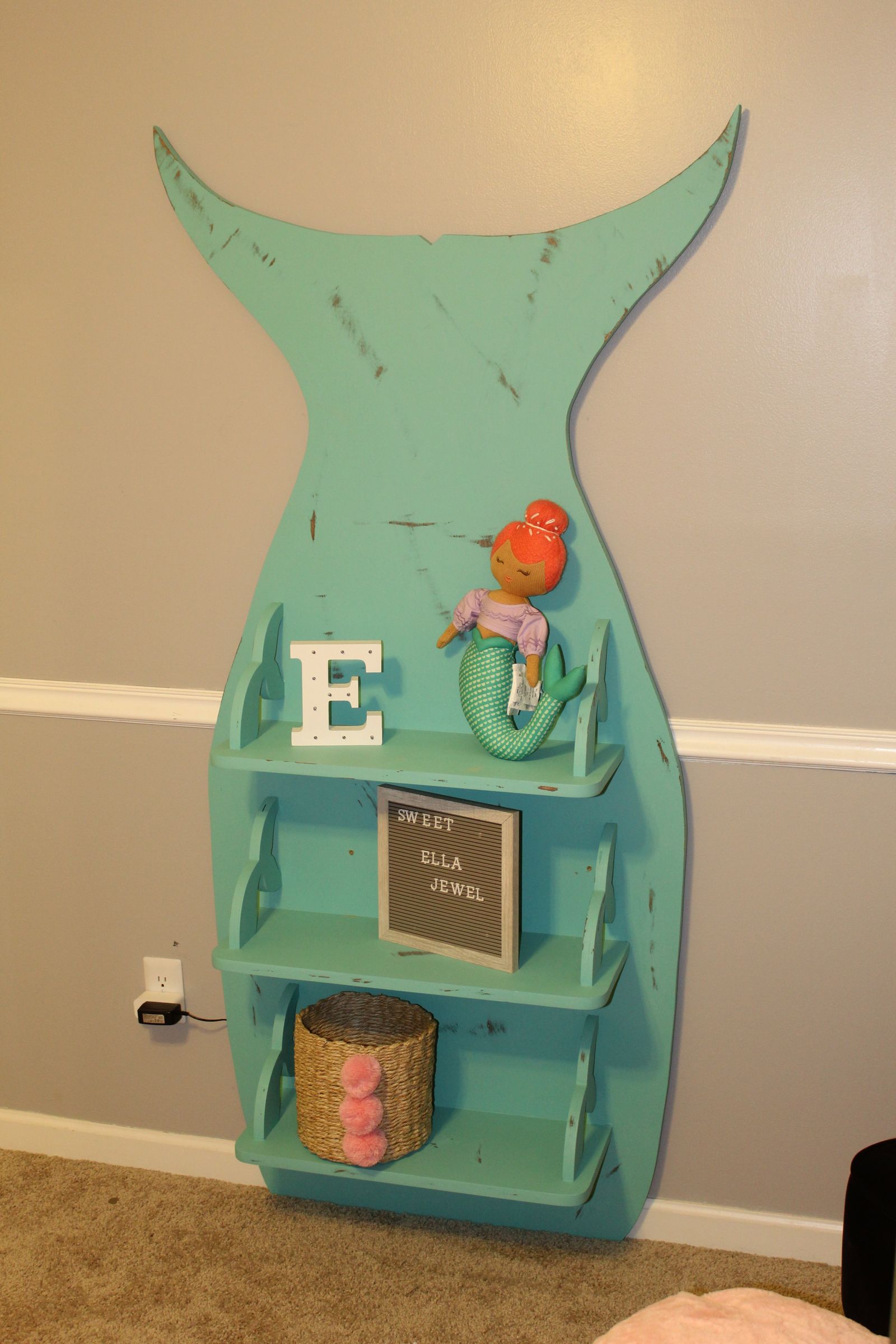 Mermaid Bookshelf With LED Night Light : 10 Steps (with Pictures ...