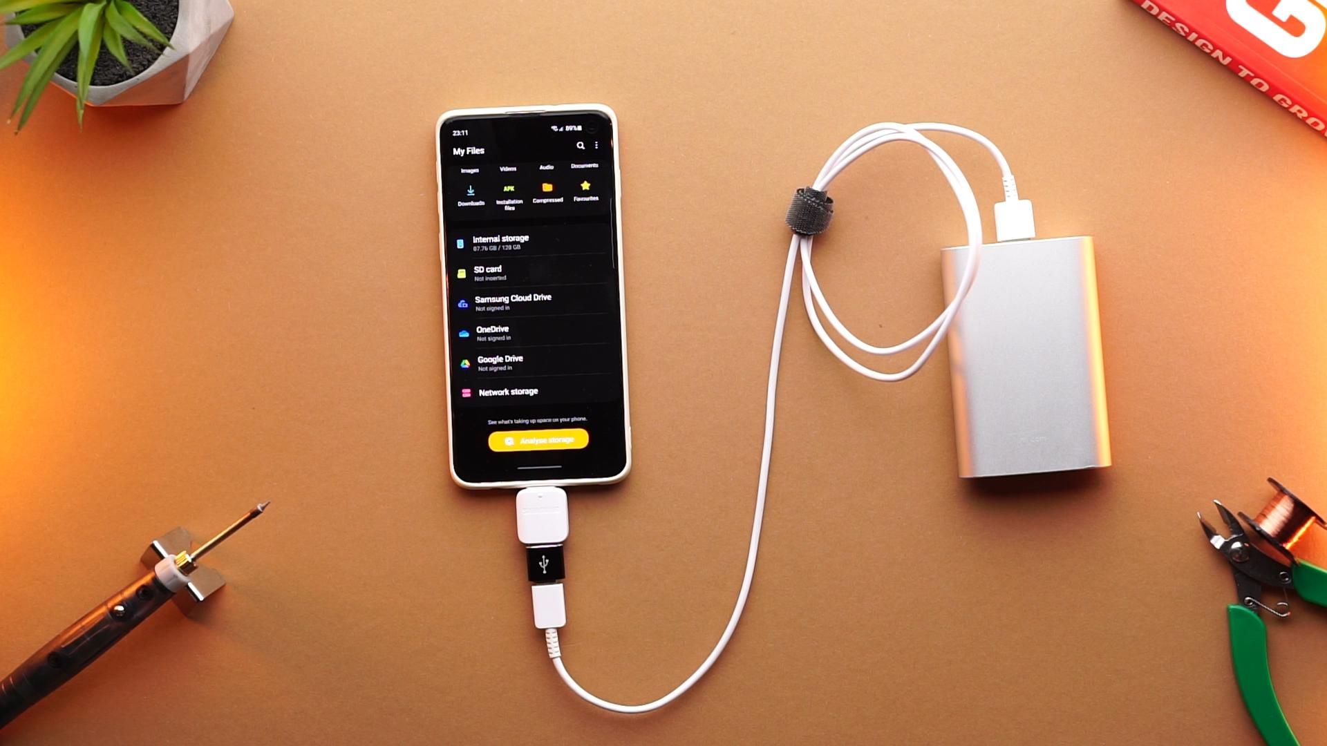 USB Flash Drive Hidden Inside the Power Bank : 7 Steps - Instructables