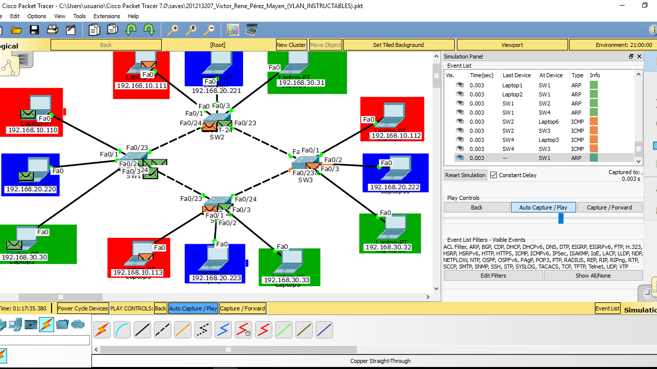Configure VLAN in Cisco Packet Tracer : 7 Steps - Instructables