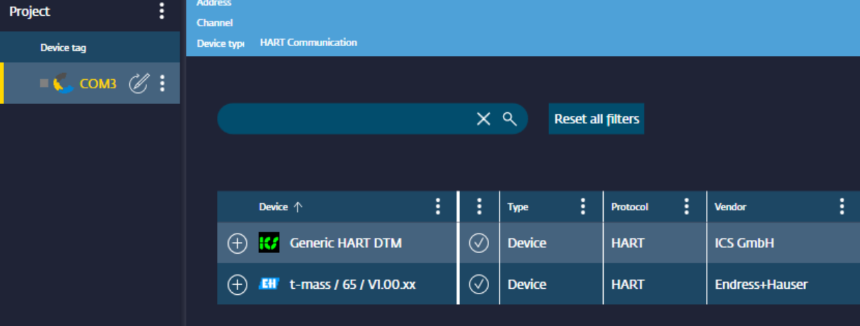 PACTware With SM100-C(III) HART Modem - Configuration for PACTware ...