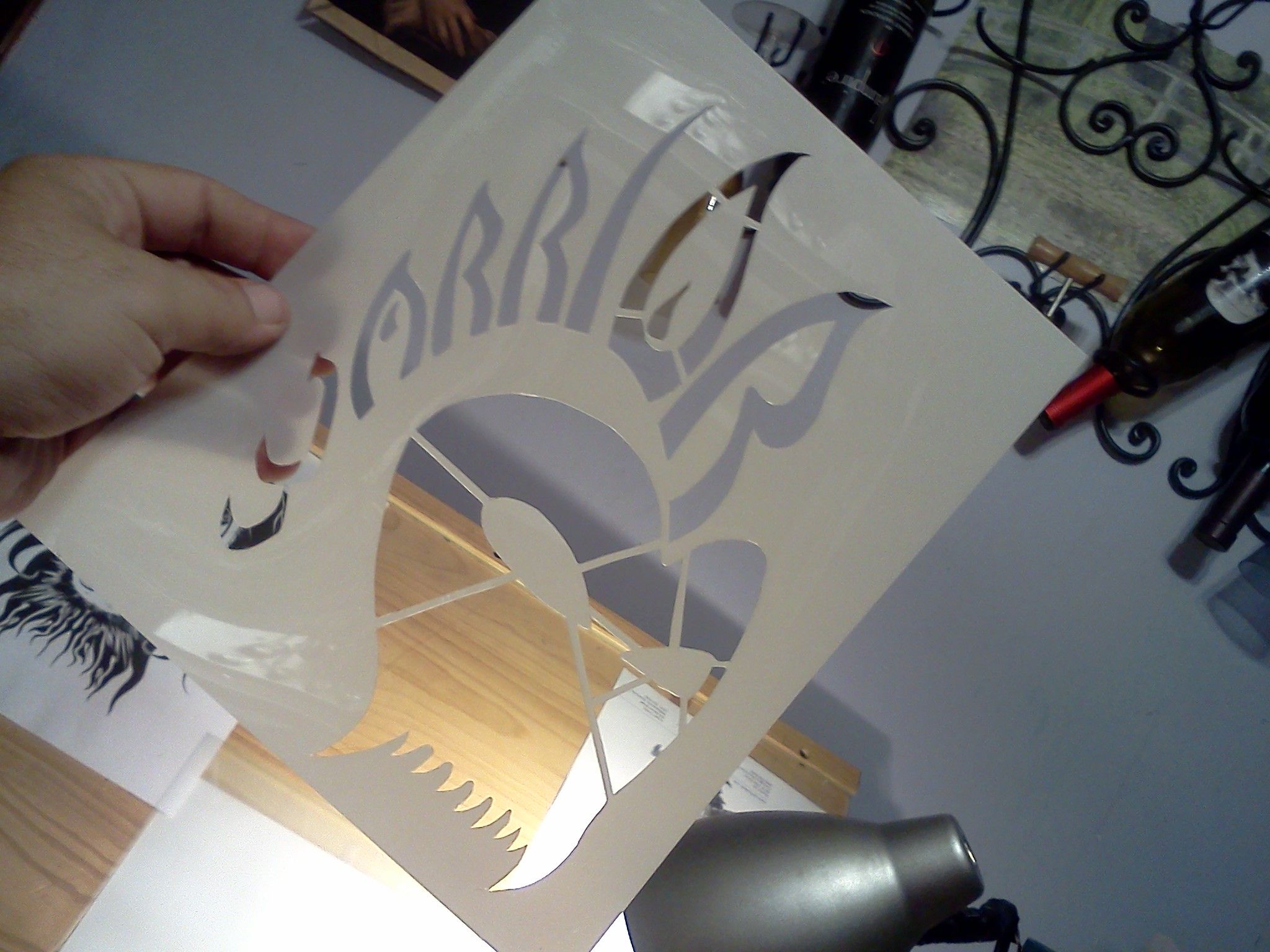 Design Your Own Logo and Make a Painting Stencil : 6 Steps (with ...