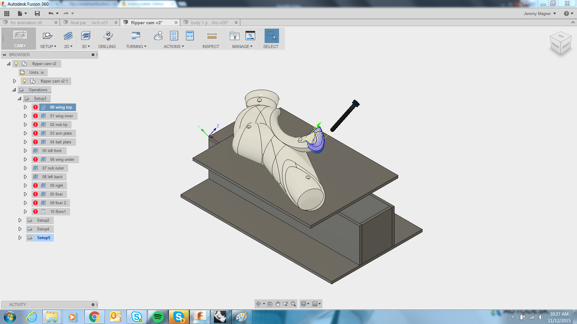 CNC Strategies for Machining Helical Shapes : 9 Steps (with Pictures ...