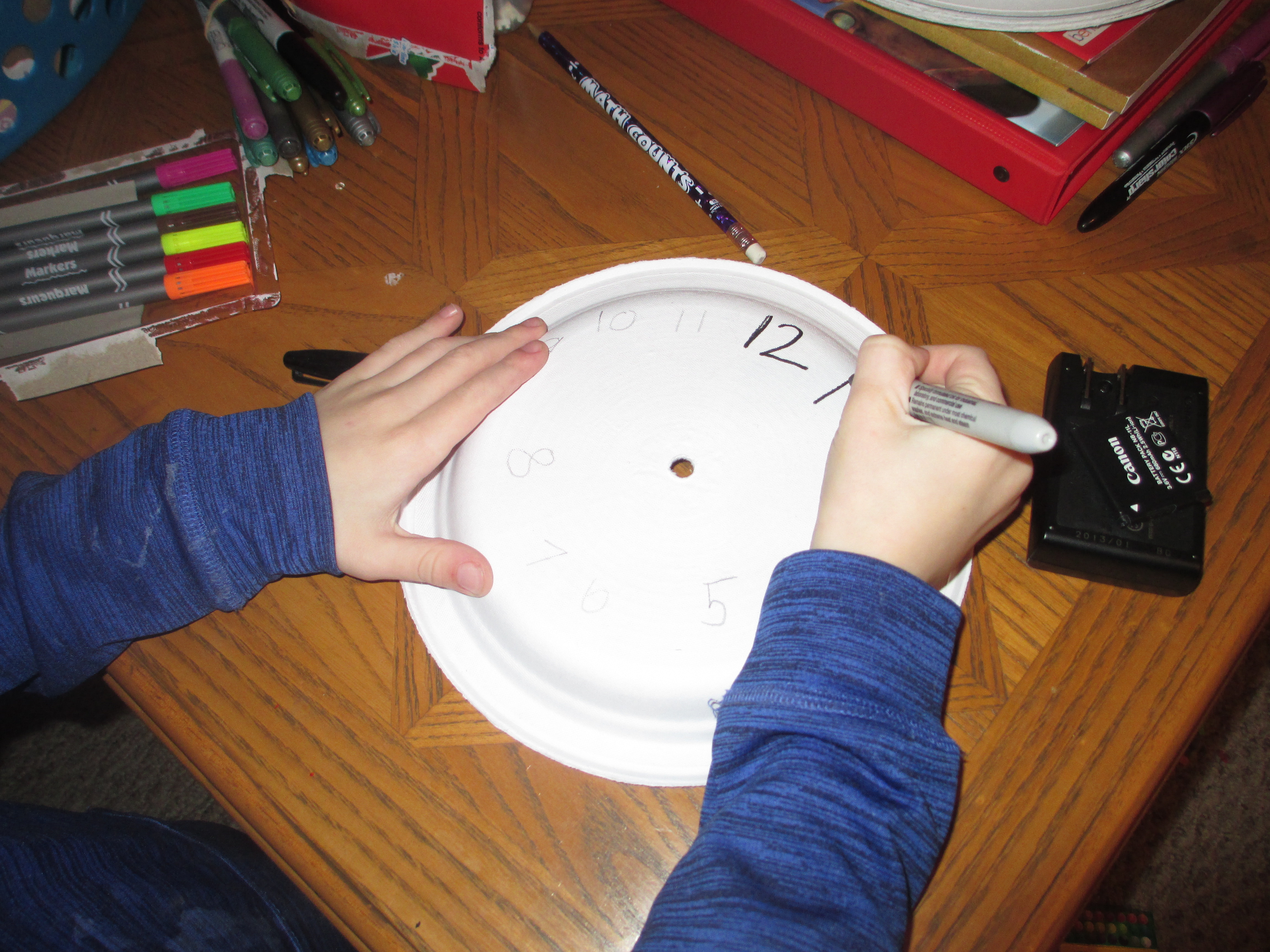 Paper Plate Analog Clocks : 12 Steps (with Pictures) - Instructables