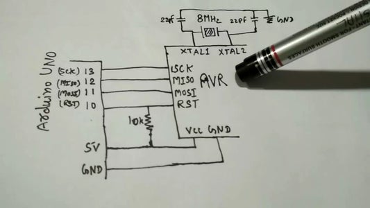 Arduino As Isp Burn Hex File In Avr Fuse In Avr Arduino As Programmer 10 Steps 0619