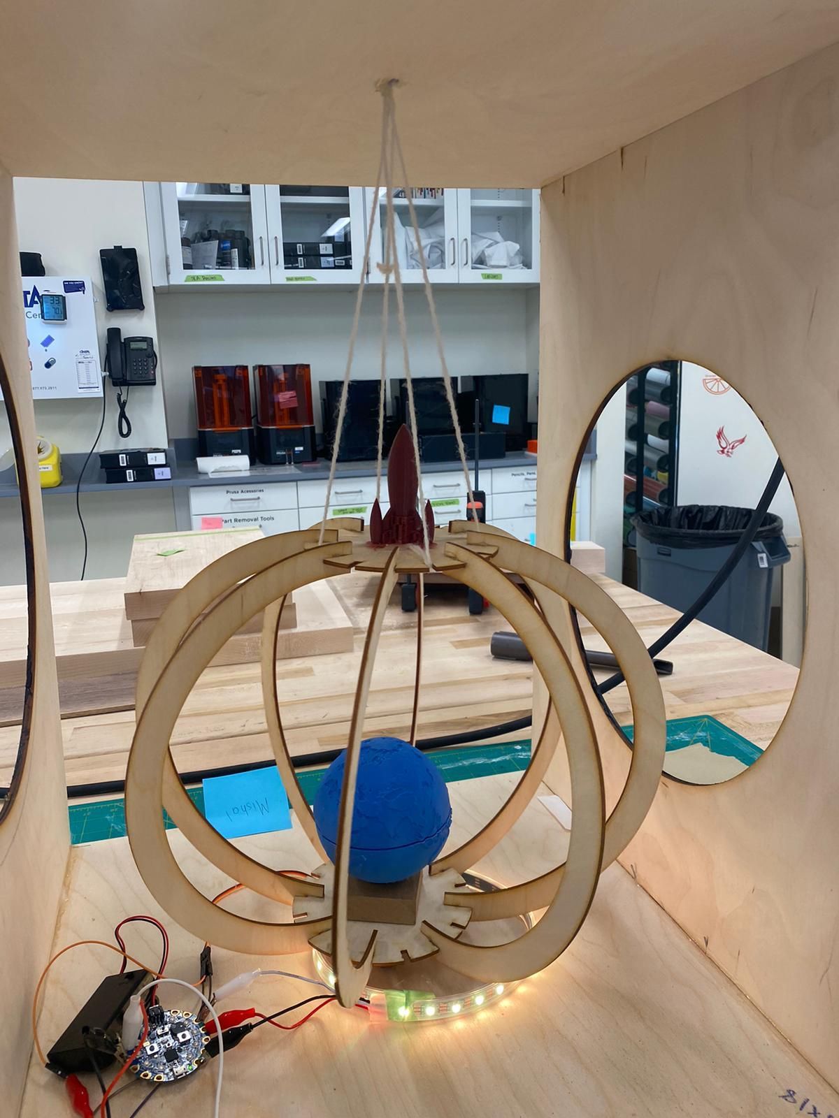 A Spinning Space Lamp : 19 Steps - Instructables