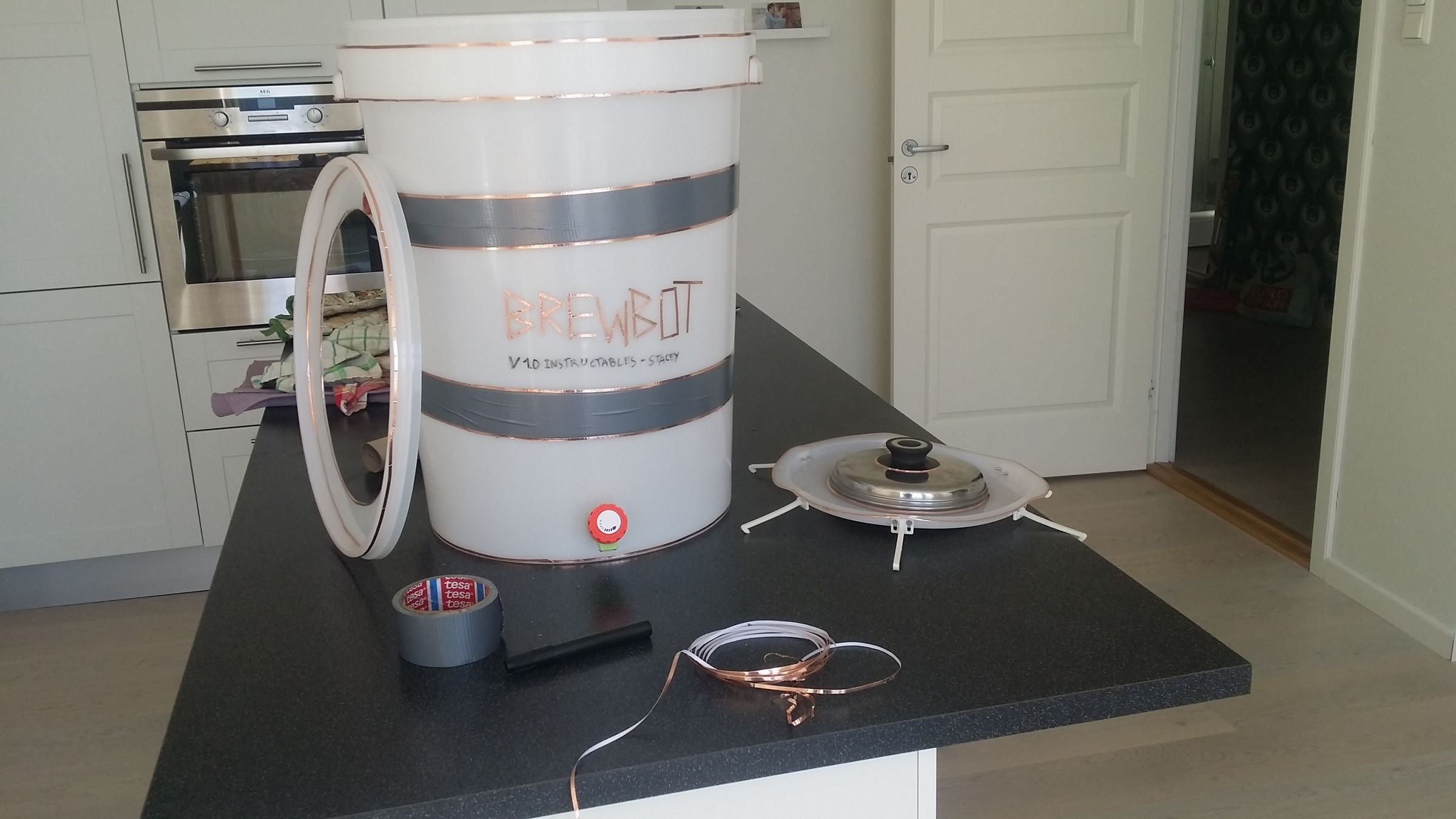 Automated All Grain Electric Beer Brewery for 100 €/USD : 18 Steps ...