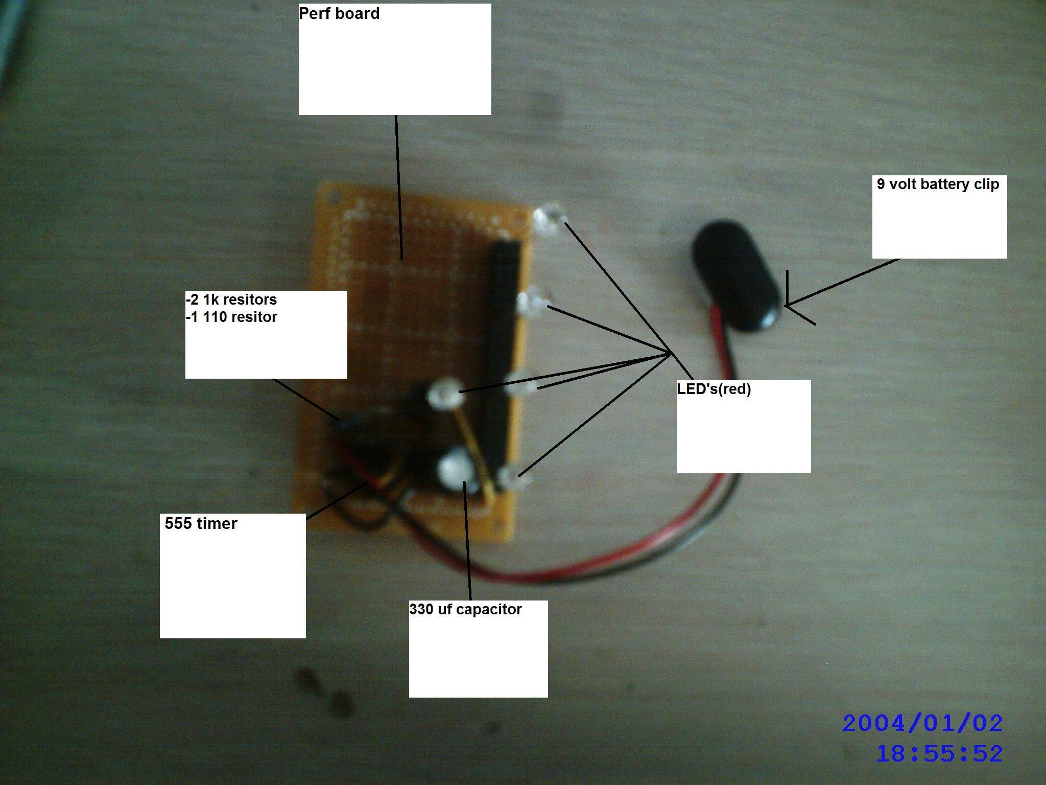 LED Flashing Circuit : 3 Steps - Instructables