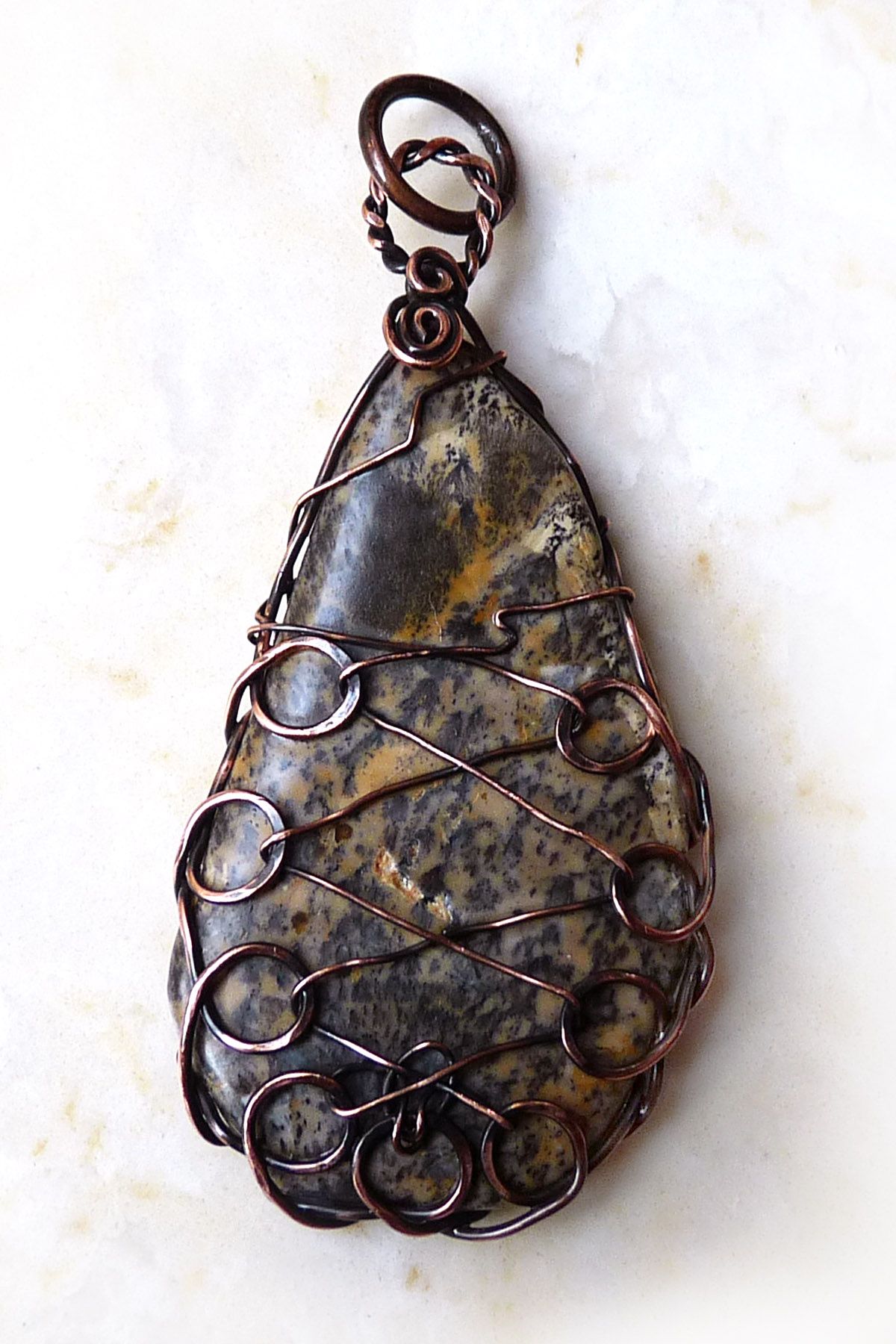 Laced Up Stone Wire Wrapped Pendant : 16 Steps (with Pictures ...