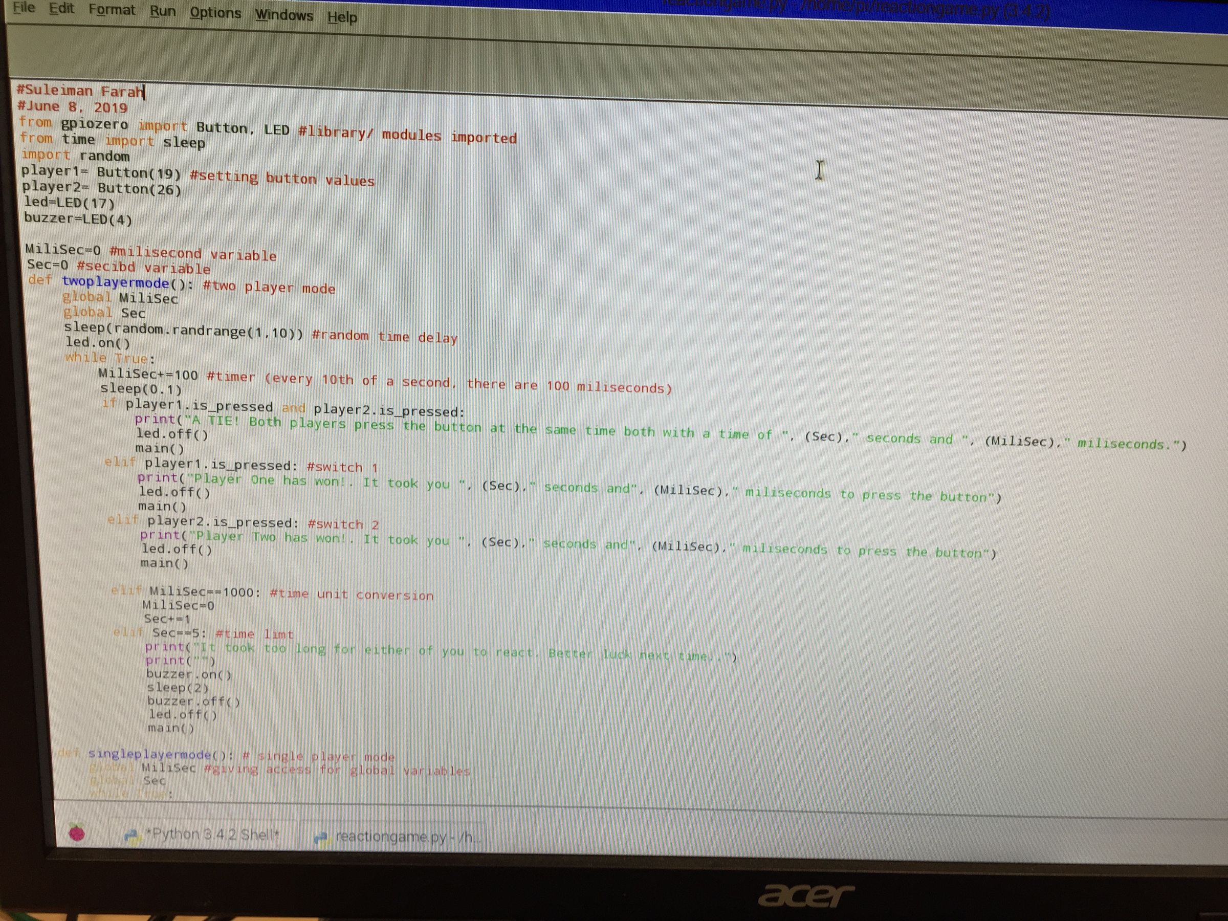 Reaction Game- Computer Engineering Project : 3 Steps - Instructables