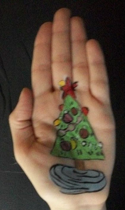 Charlie brown christmas tree tattoo | Orangetattooshop.com