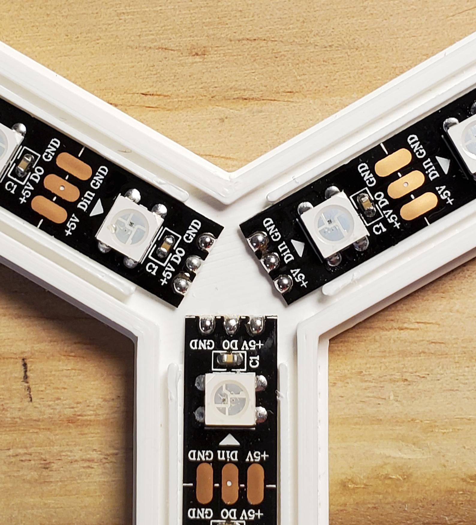 HEXA LEDs - Bluetooth Controlled Glowing Hexagons : 17 Steps (with ...